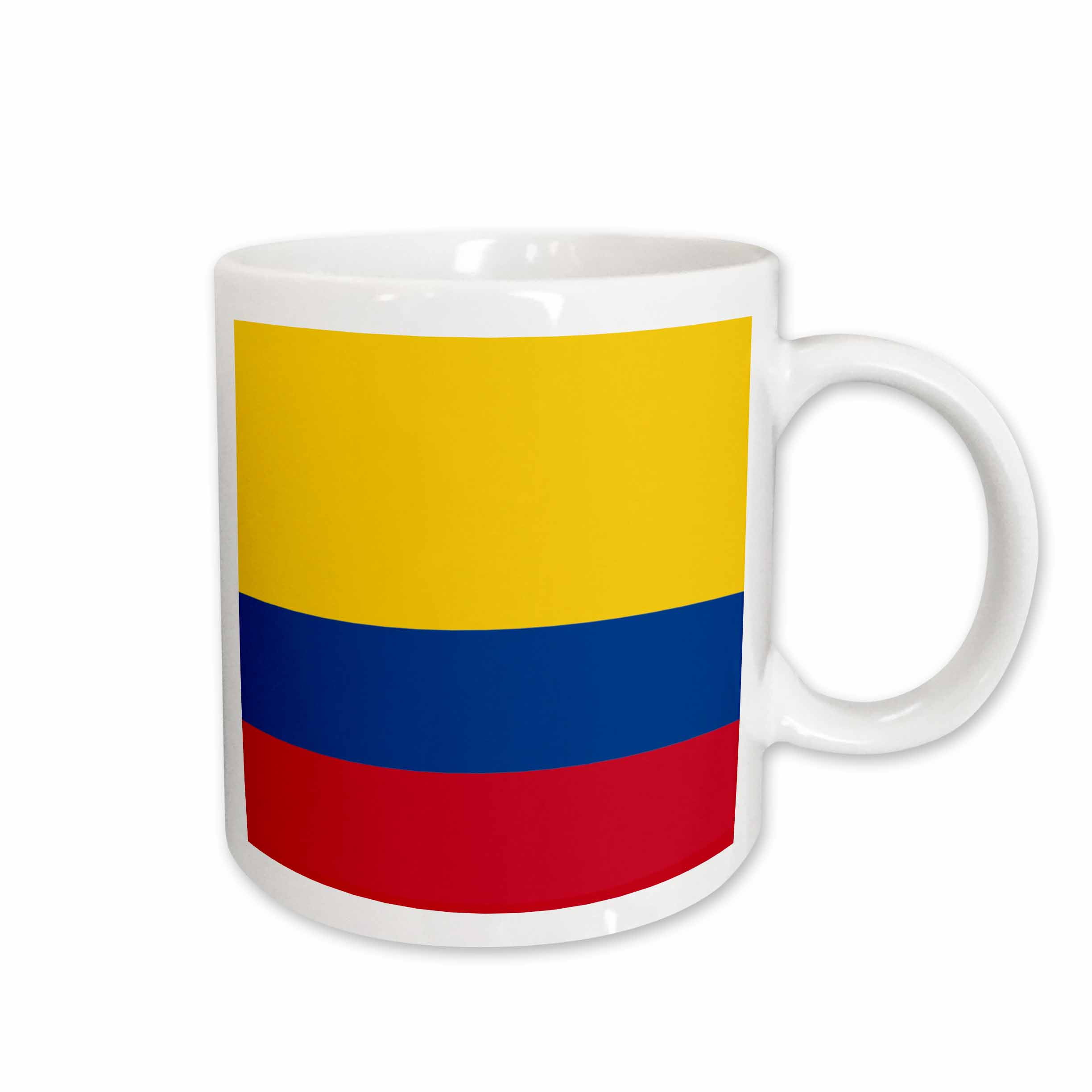 Flag of Colombia Colombian gold yellow blue red horizontal stripes ...