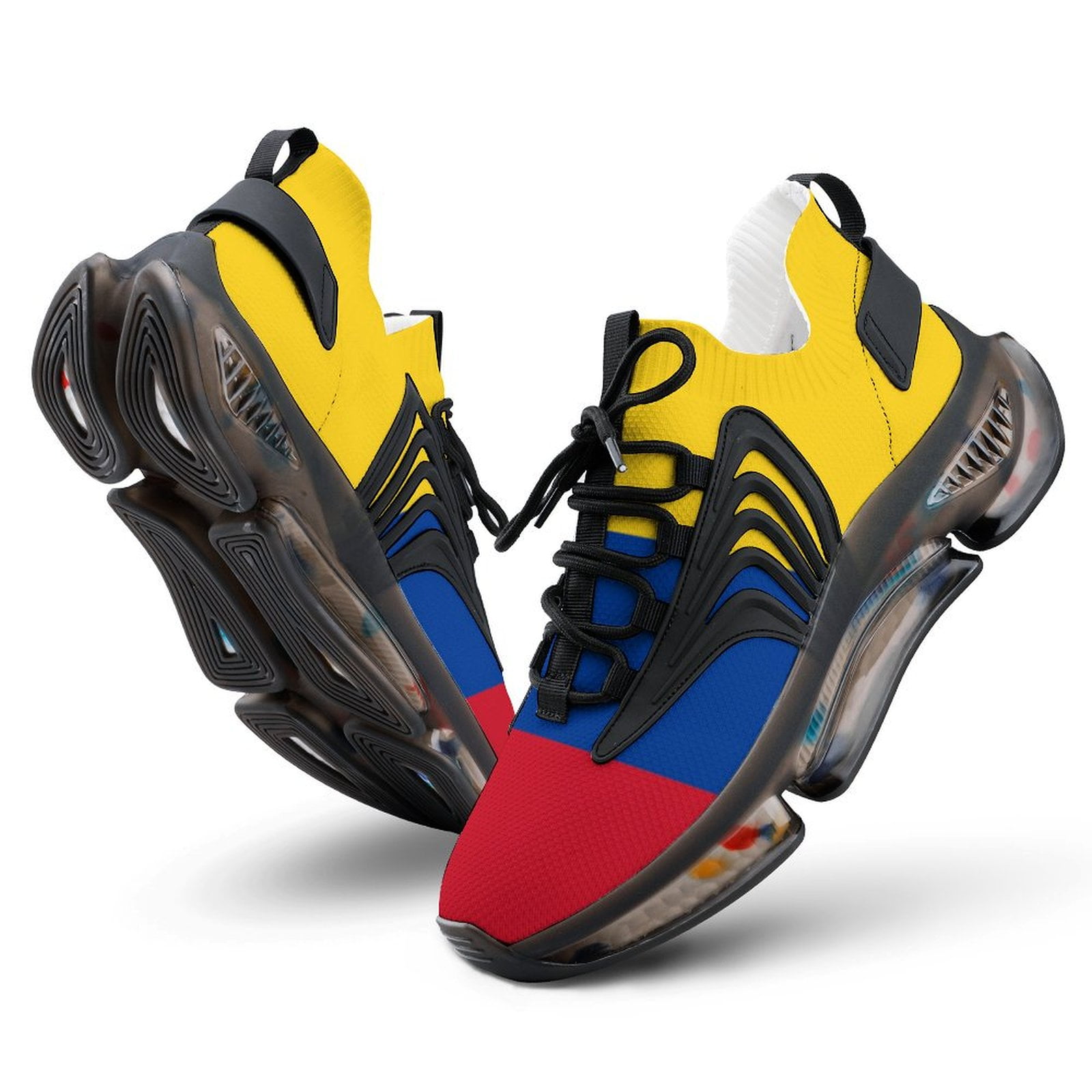 Flag of Colombia Walking Shoes for Men Woman Lightweight Tennis Fashion ...