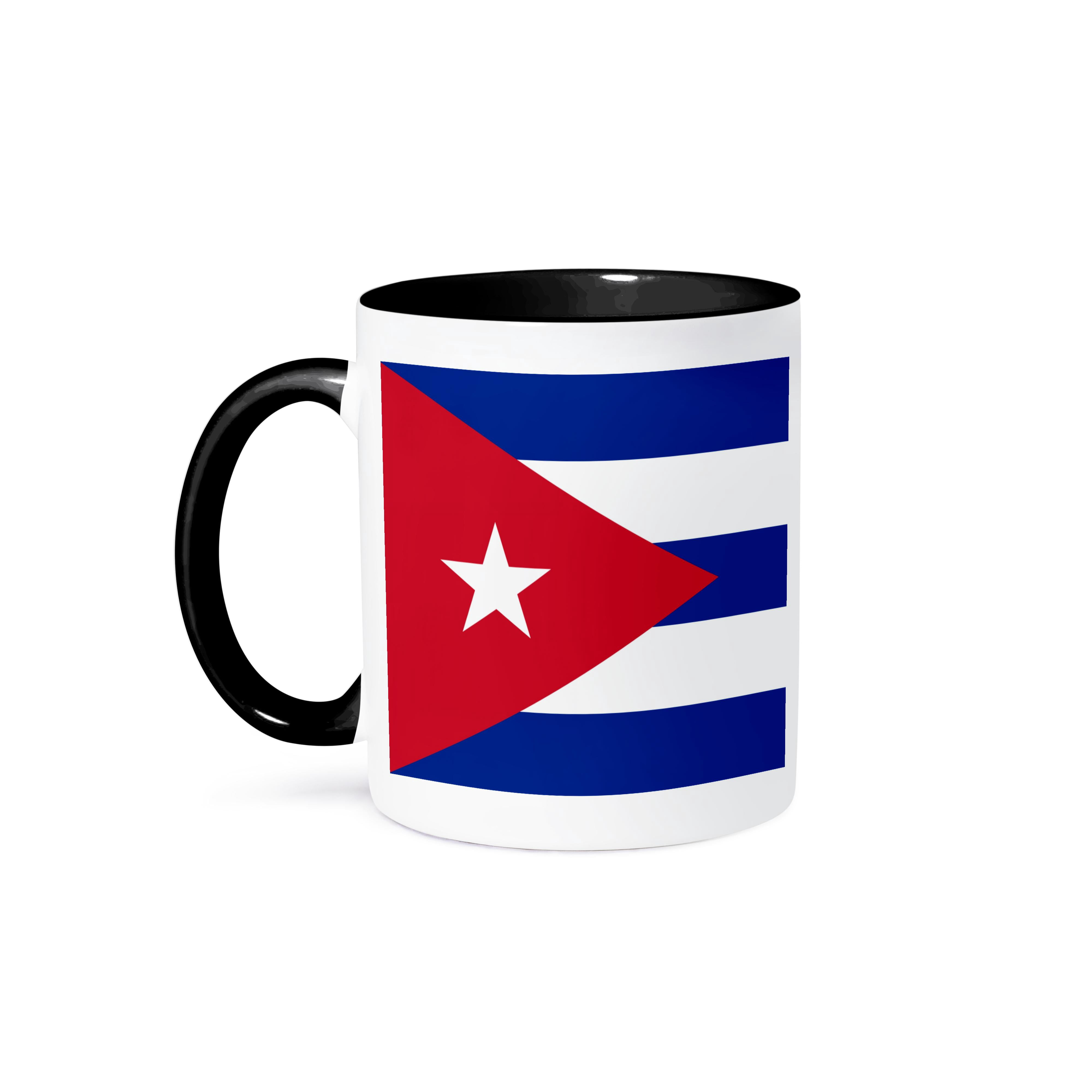3dRose, Flag of Cuba - Cuban blue stripes red triangle white star ...