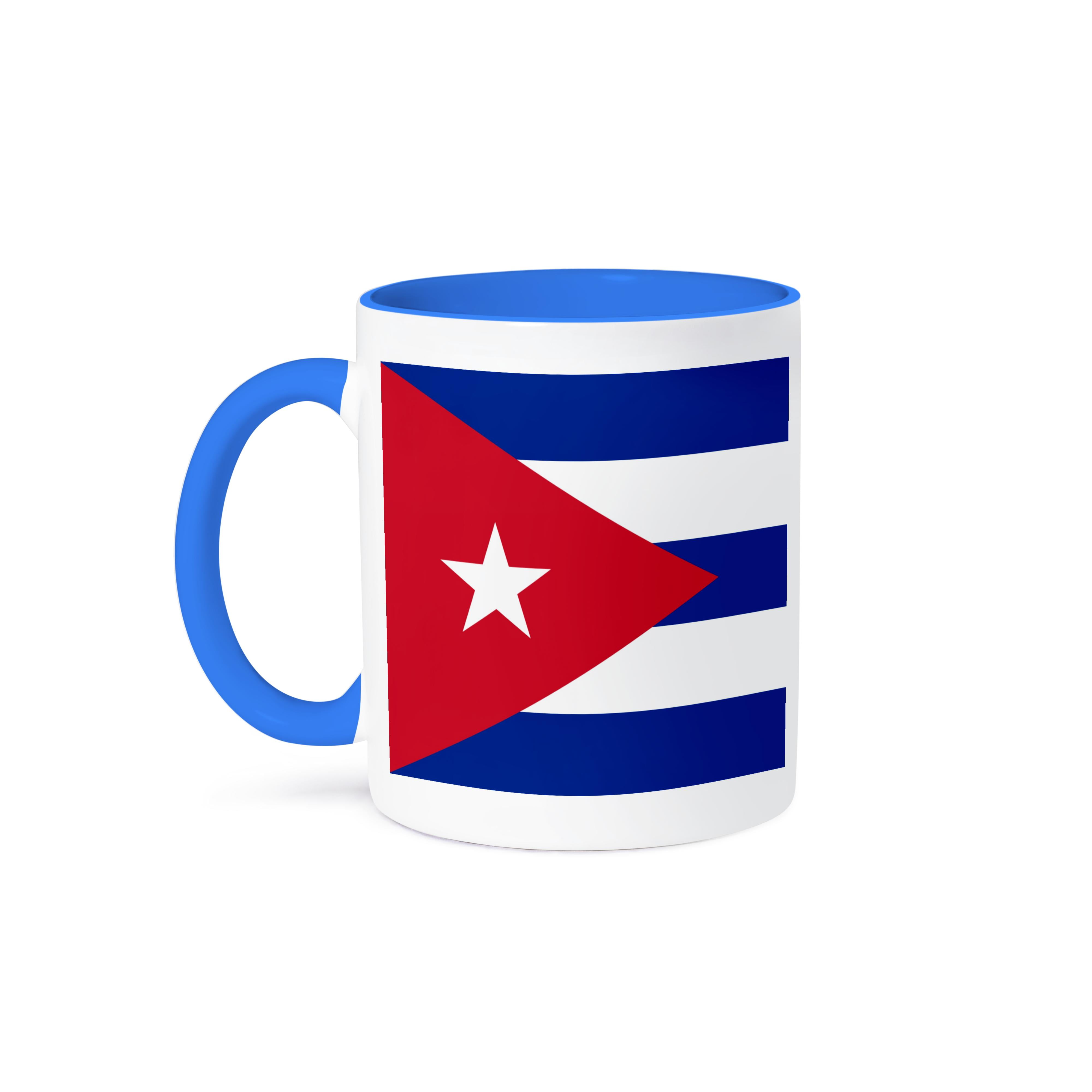3dRose, Flag of Cuba - Cuban blue stripes red triangle white star ...