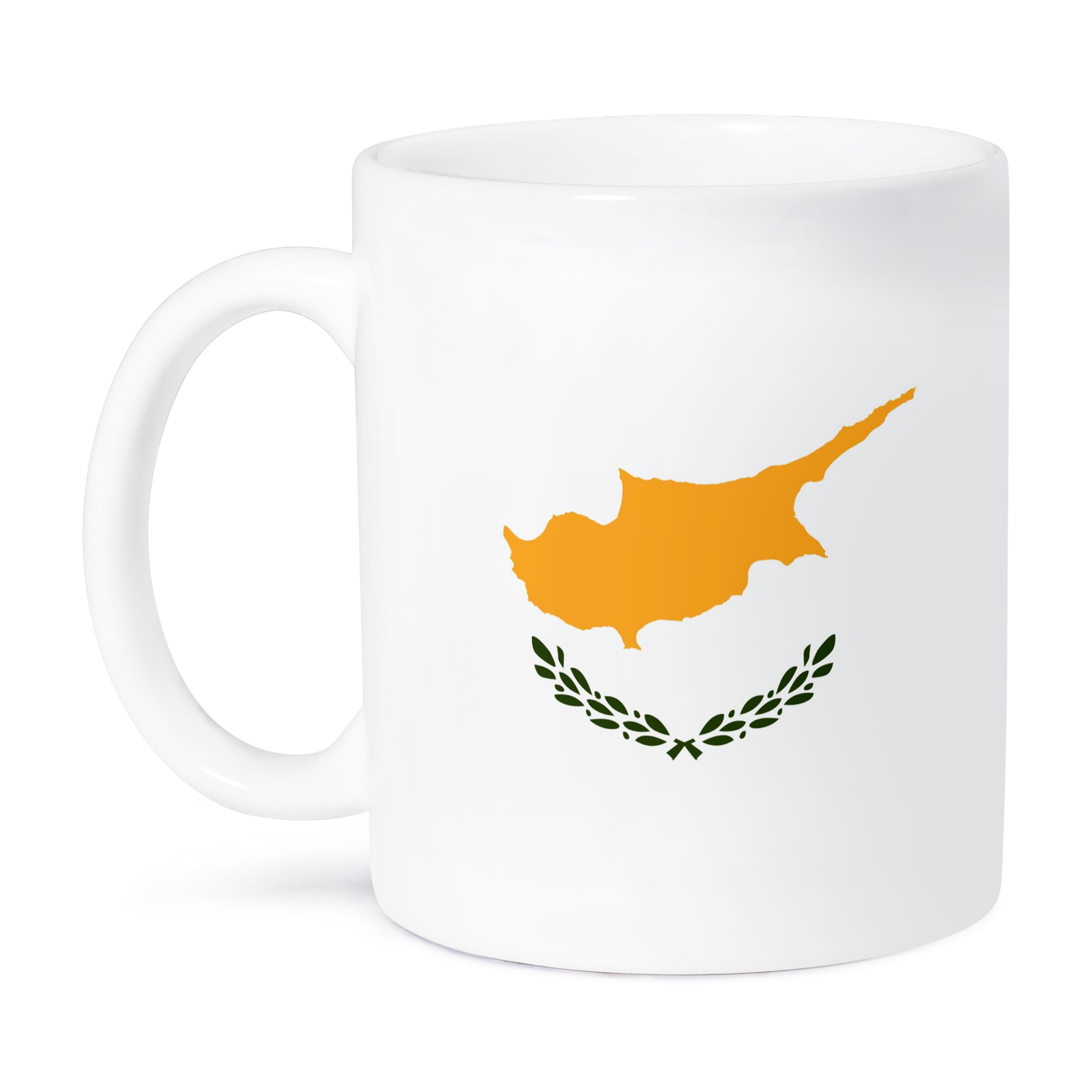 3dRose, Flag of Cyprus - copper orange island map and green olive ...