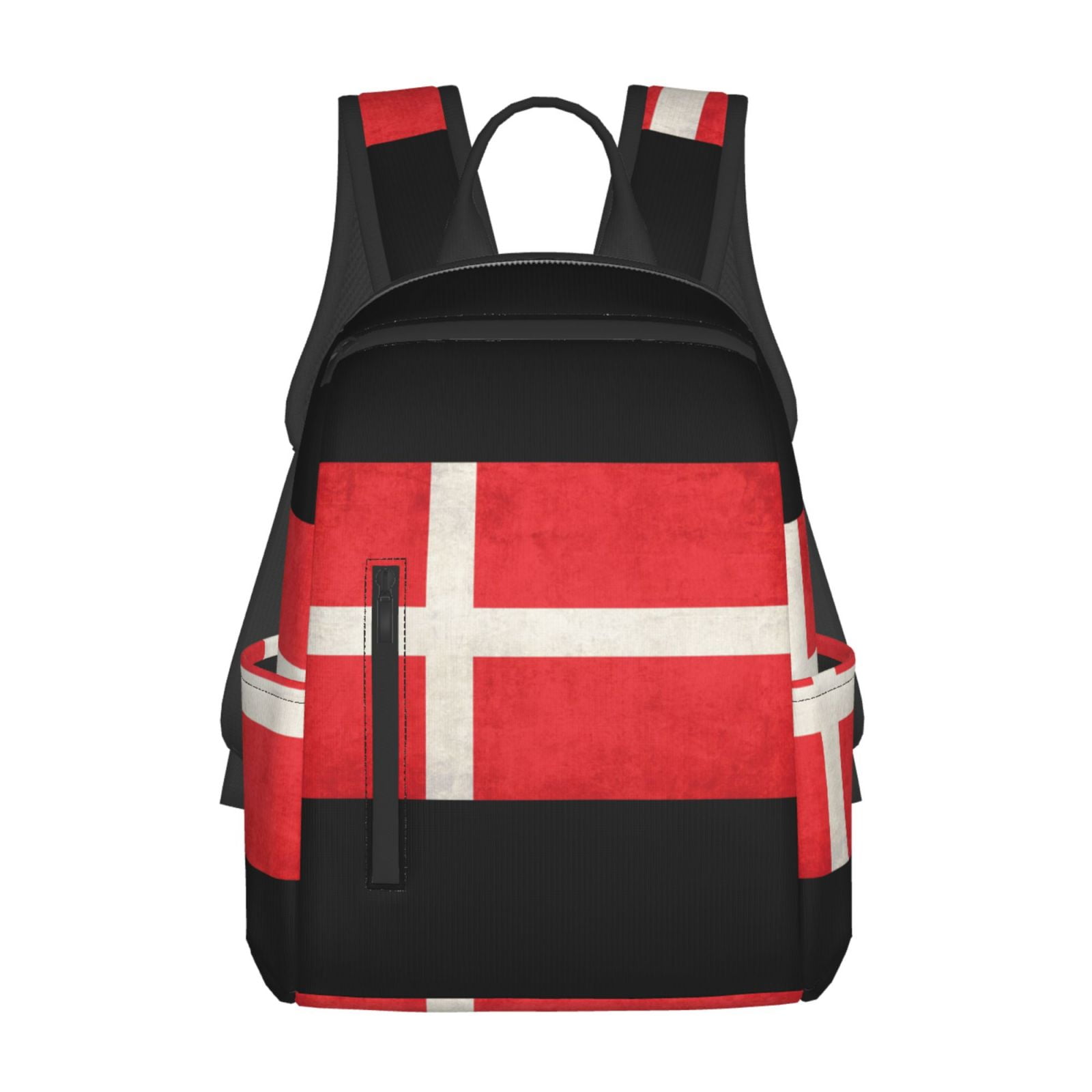 Flag of Denmark Travel Laptop Backpack College School Computer Bag ...