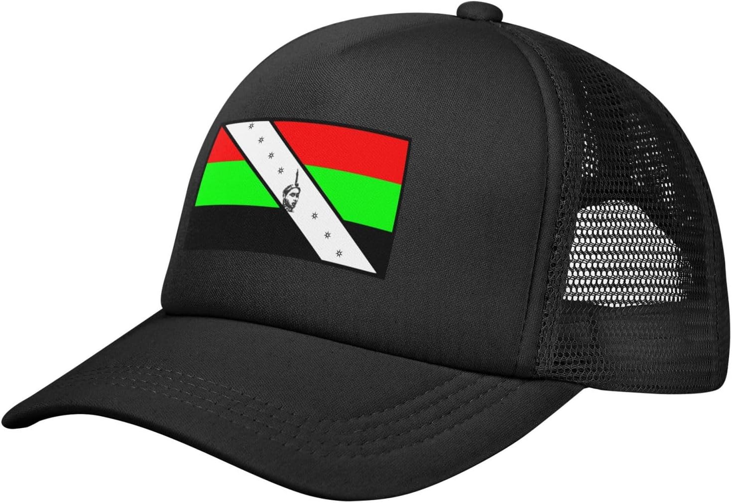 Flag of Egbe OMO Yoruba Baseball Cap Women Men Mesh Back Hat Adjustable ...