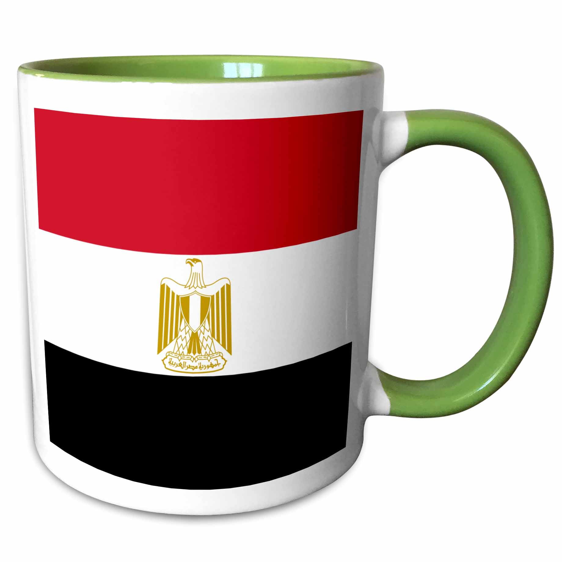 Flag of Egypt - Egyptian red white black with gold national emblem the ...