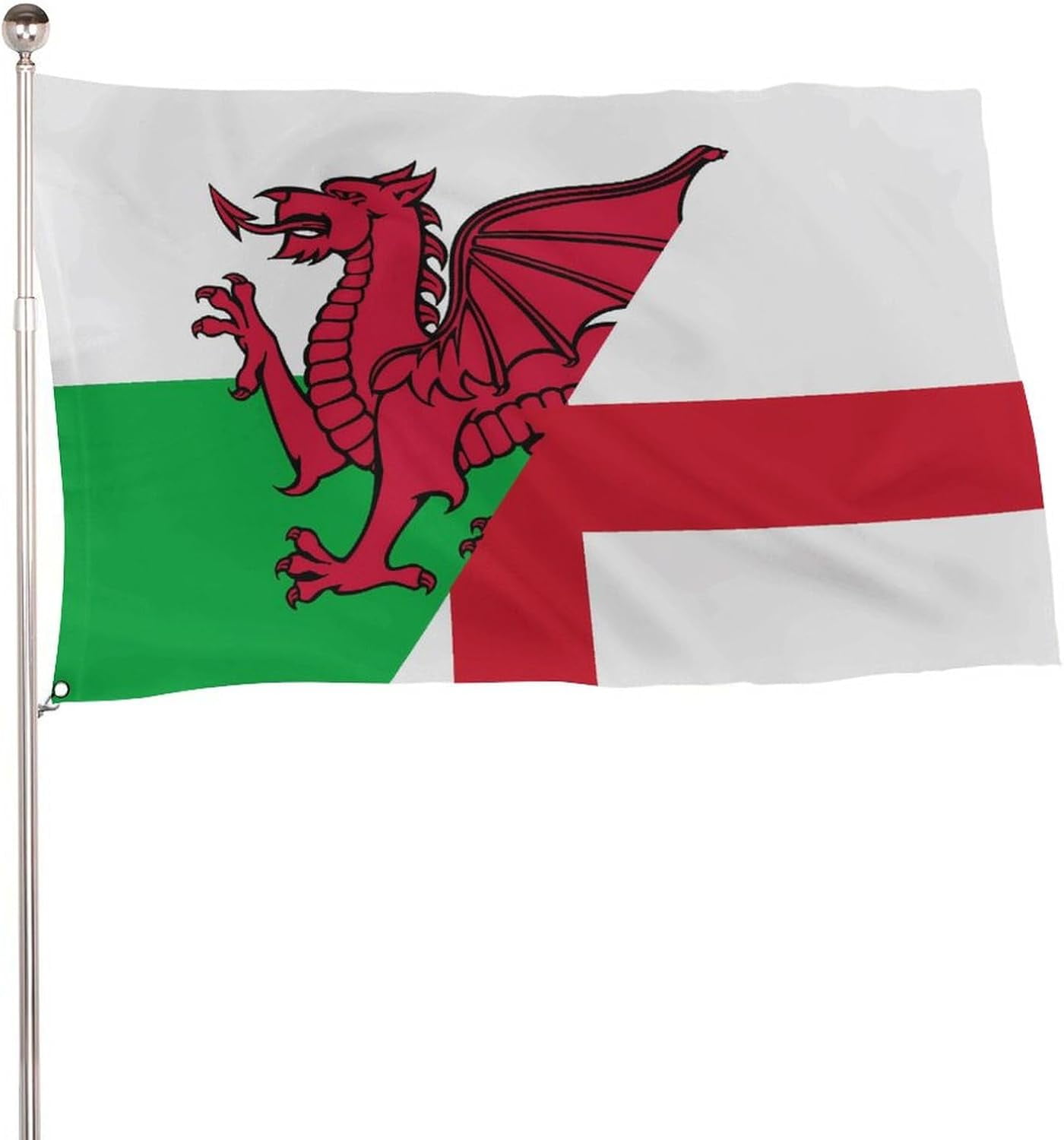 Flag of England and Wales Funny Garden Flag 4x6 ft Holiday Flag Banner ...