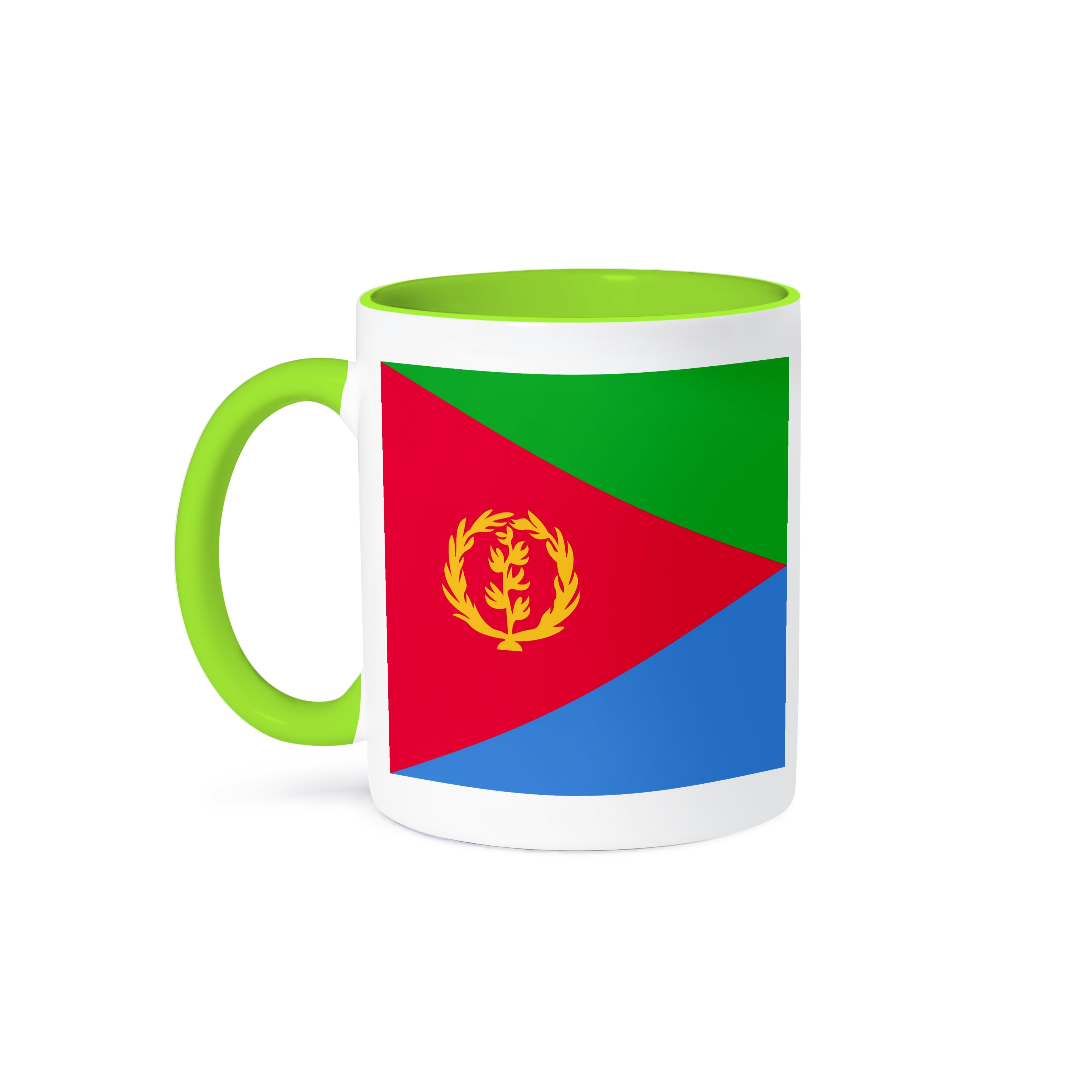 3drose Flag Of Eritrea African World East Africa Eritrean Green Red Blue Triangles And