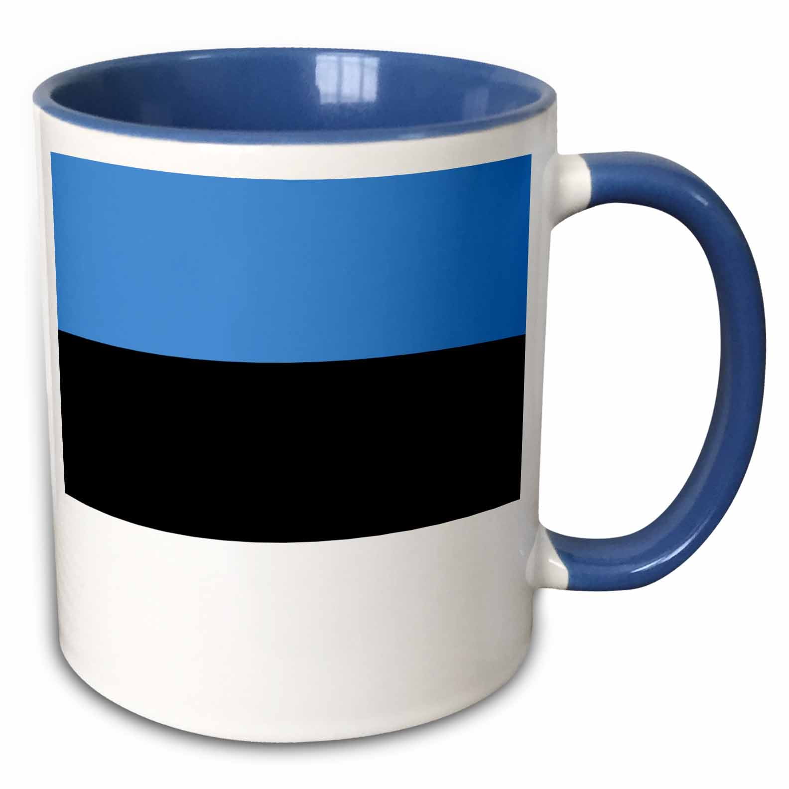 Flag of Estonia - Estonian blue black white horizontal stripes ...