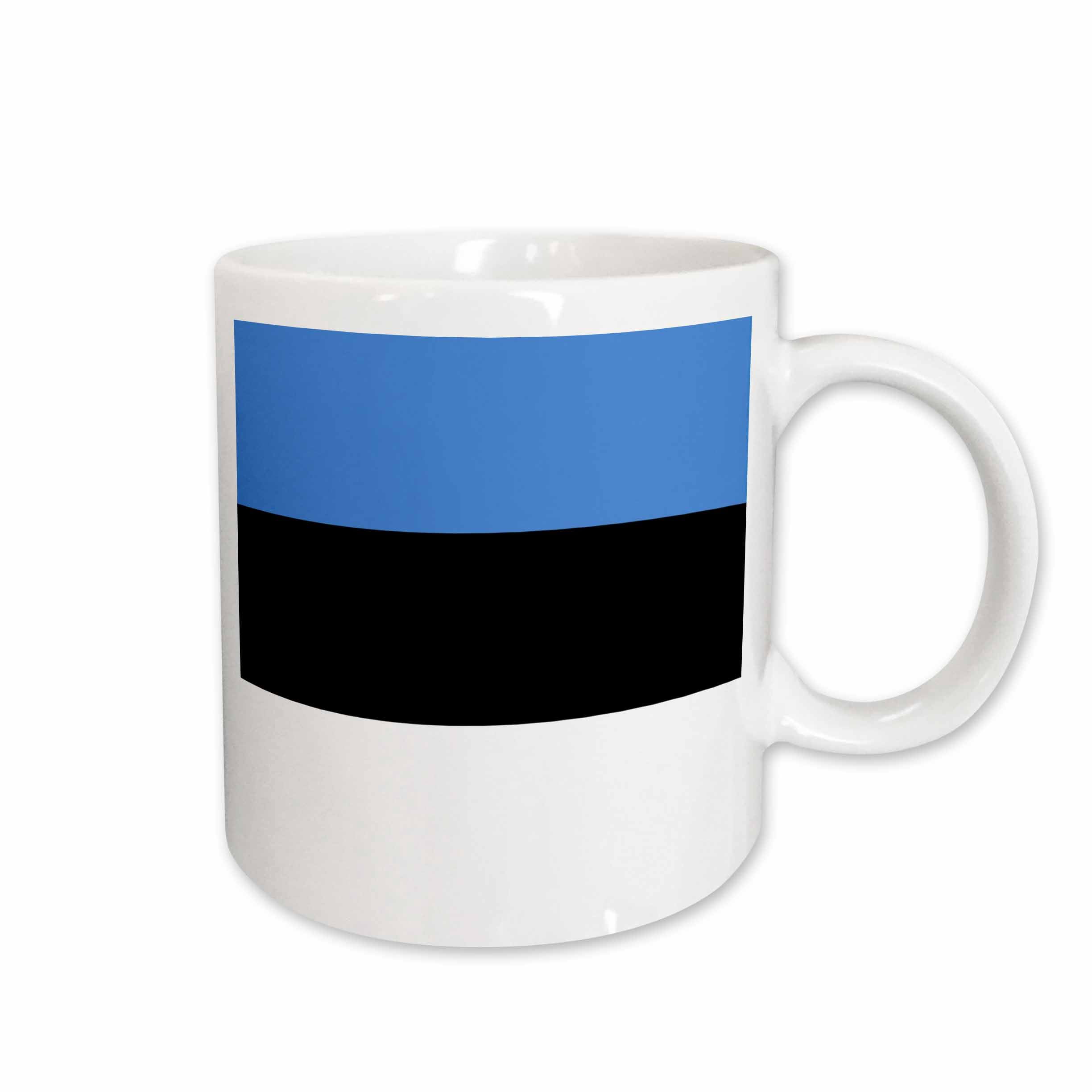 Flag of Estonia - Estonian blue black white horizontal stripes ...