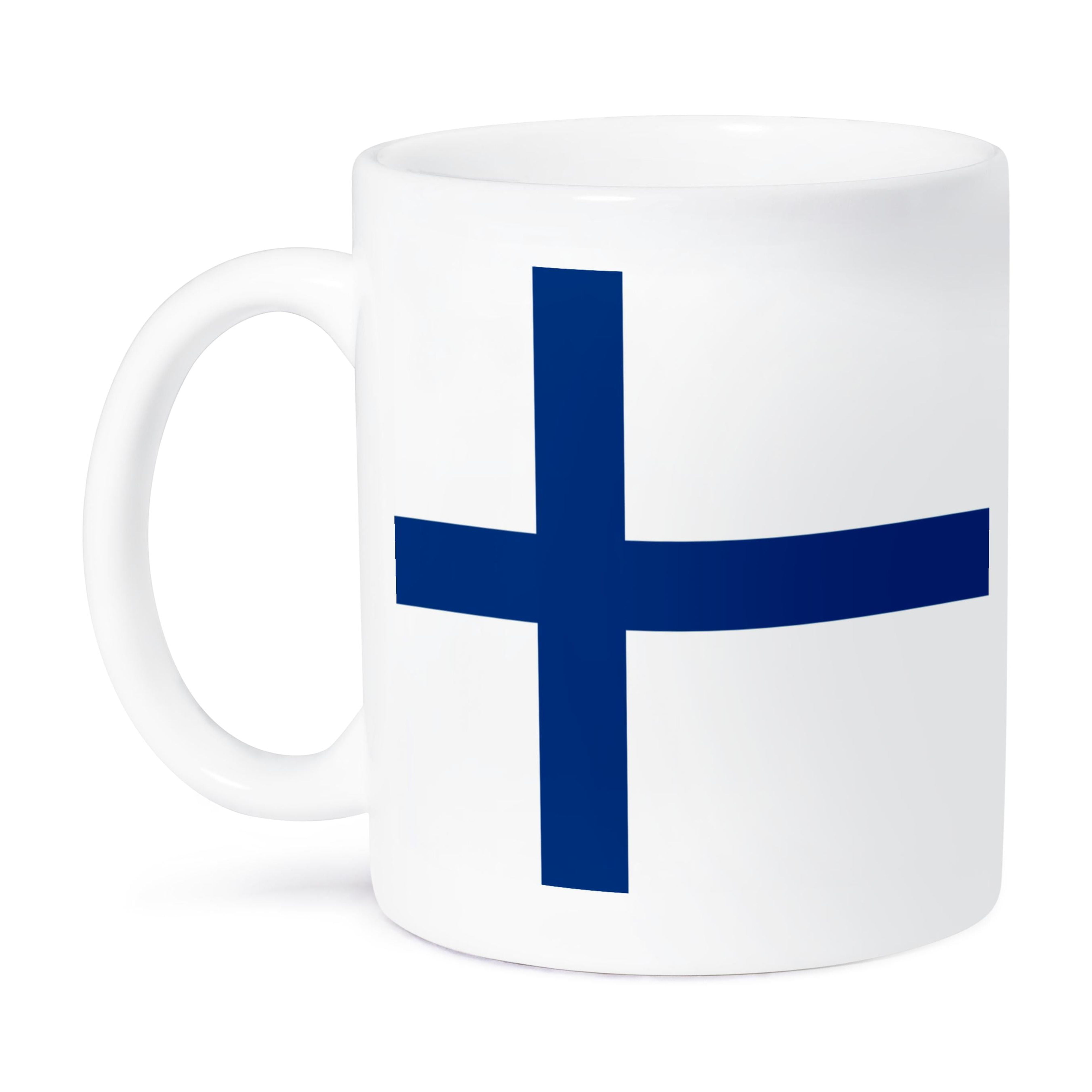 3dRose, Flag of Finland - Finnish blue Nordic cross on white ...