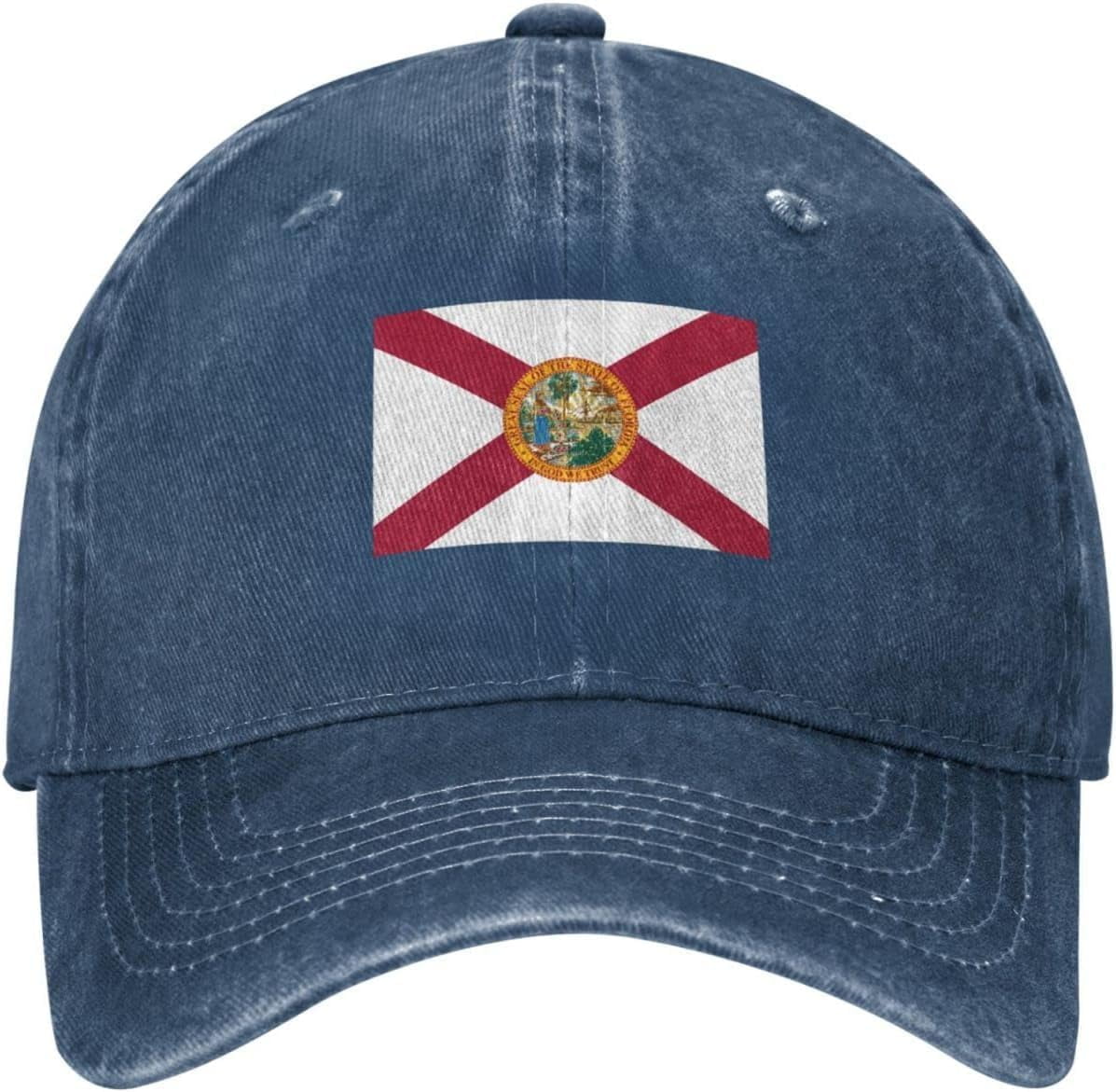 Flag of Florida Baseball Cap for Men Women Cowboy Hat for Adults ...