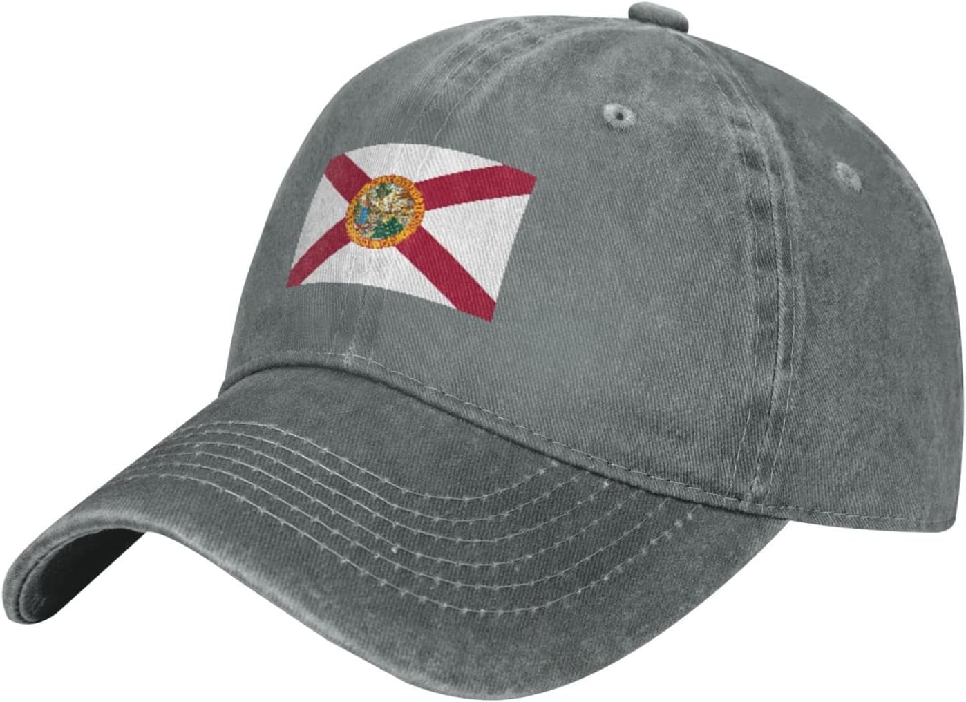 Flag of Florida Baseball Caps Unisex Cowboy Hat Casquette Cap Vintage ...