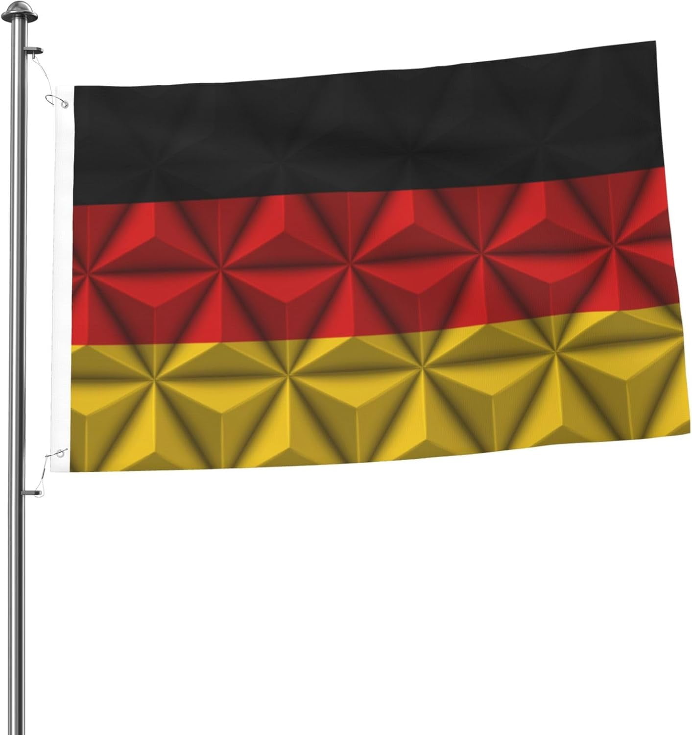Flag of Germany With Polygon Effect Flag 2x3 Ft Double-Sided Durable ...