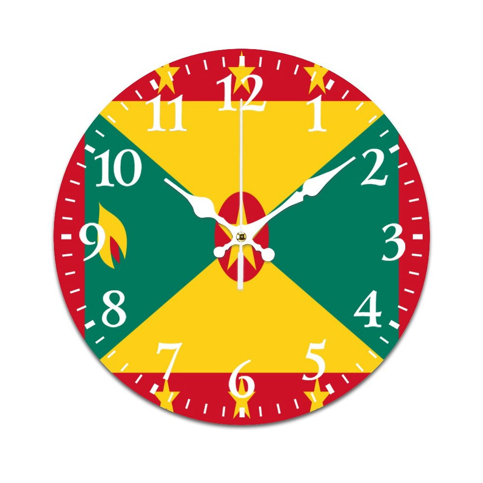 Flag of Grenada Wall Clock Modern Design Clocks Wall Hanging Home ...