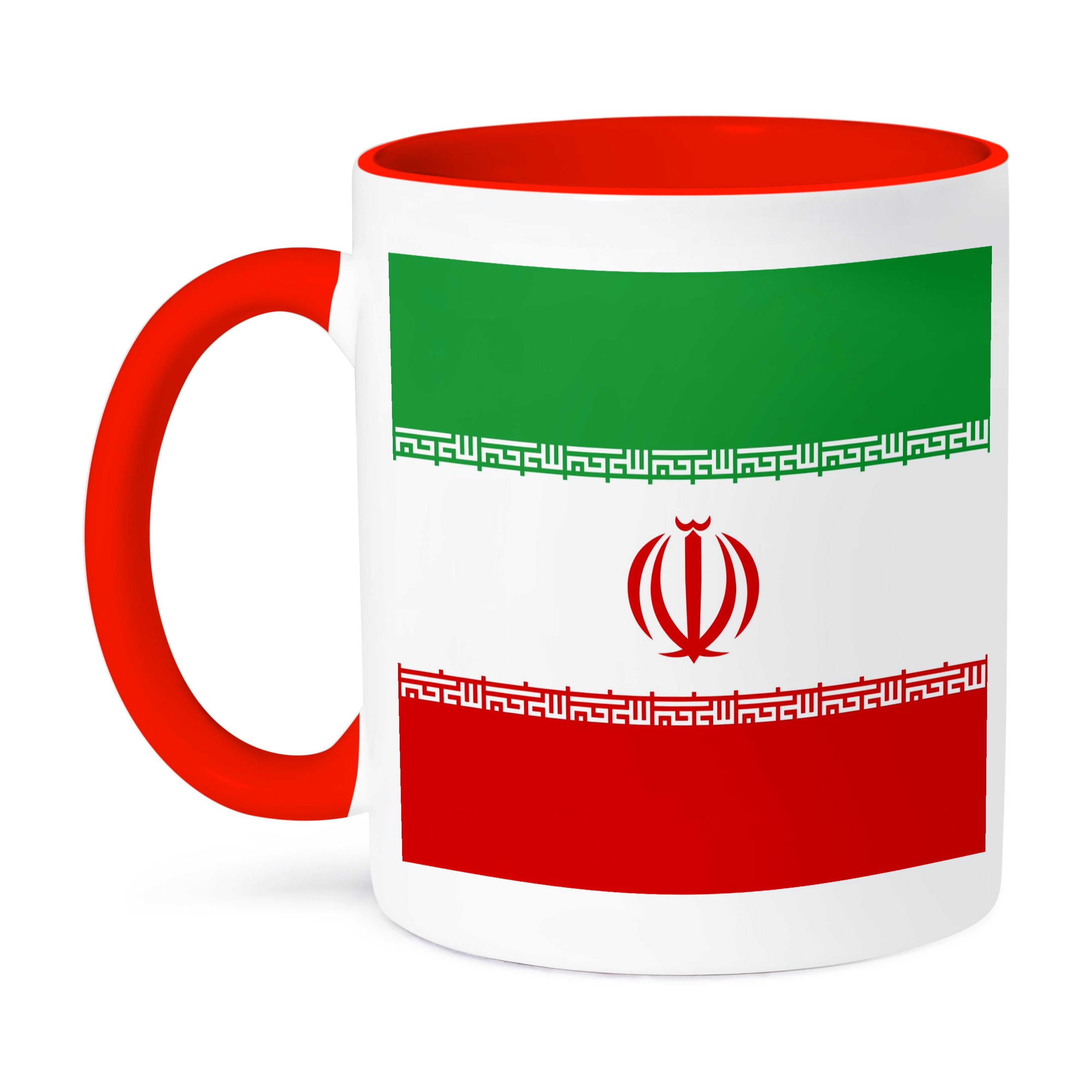 3dRose, Flag of Iran - Iranian green white red stripes with Islamic ...