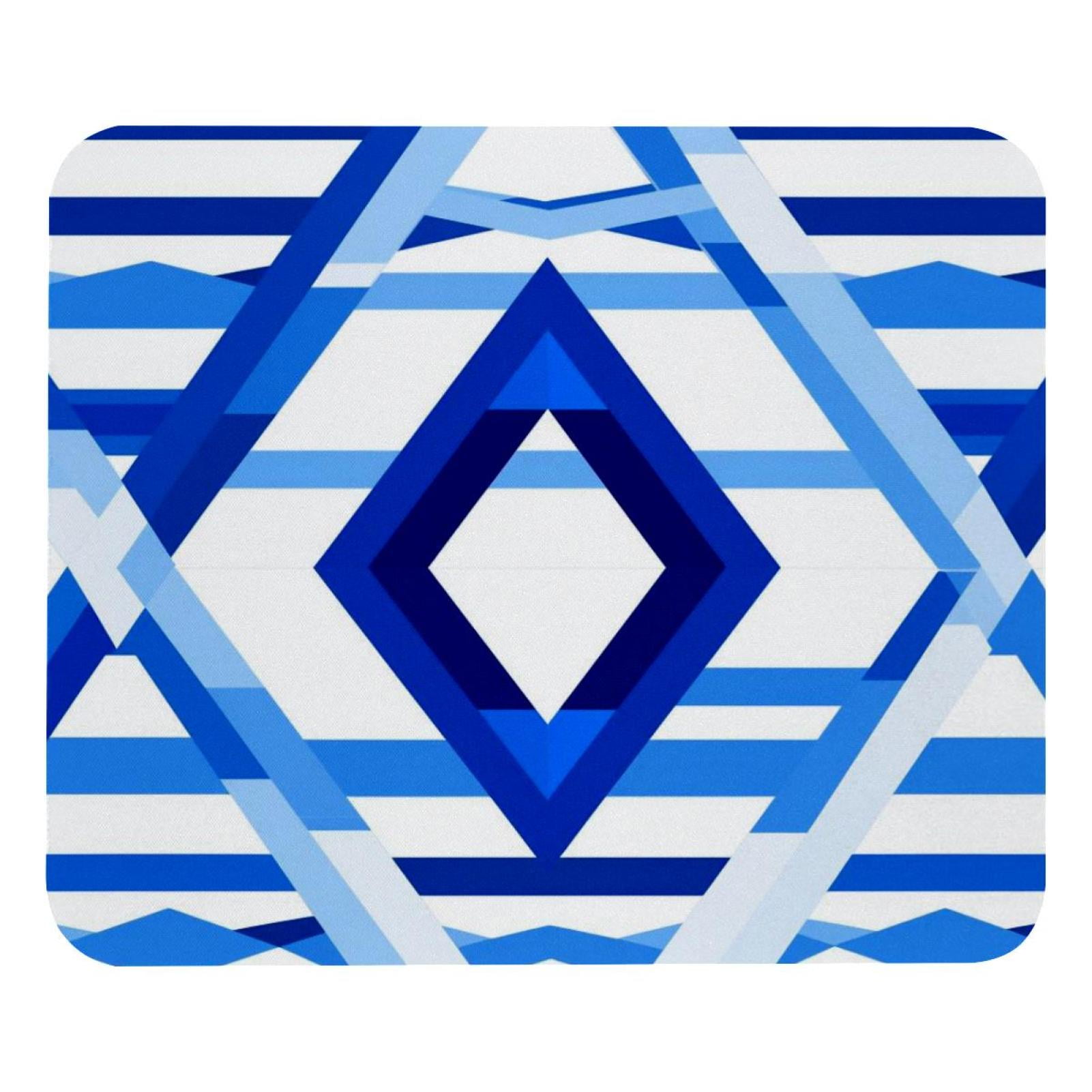 Flag of Israel 8.3x9.8 Inch Square Non-Slip Rubber Bottom Mouse Pad ...