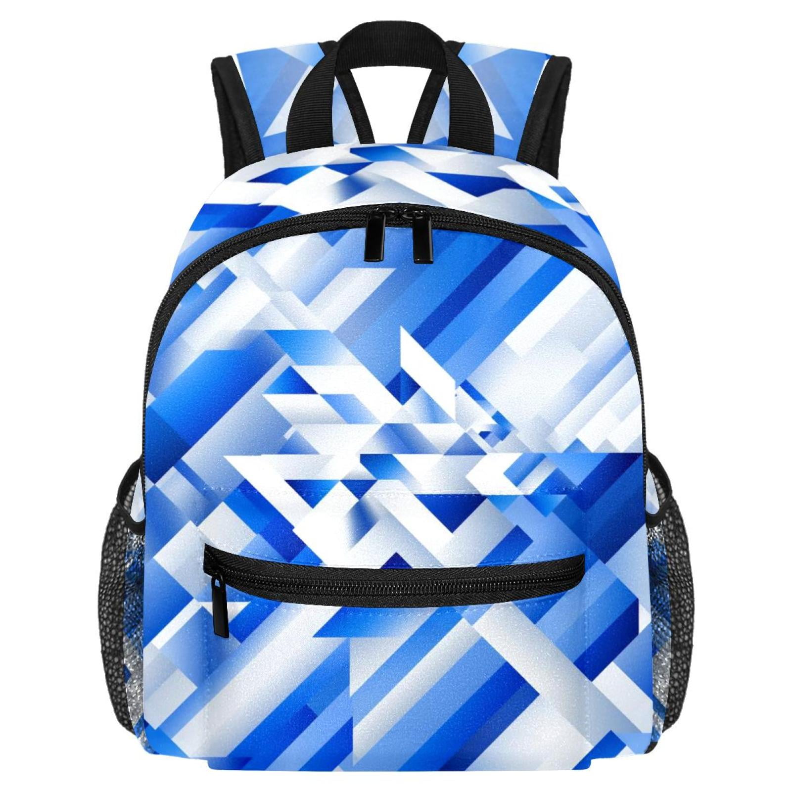 Flag of Israel Cute Adjustable Shoulder Strap Backpack with Large ...
