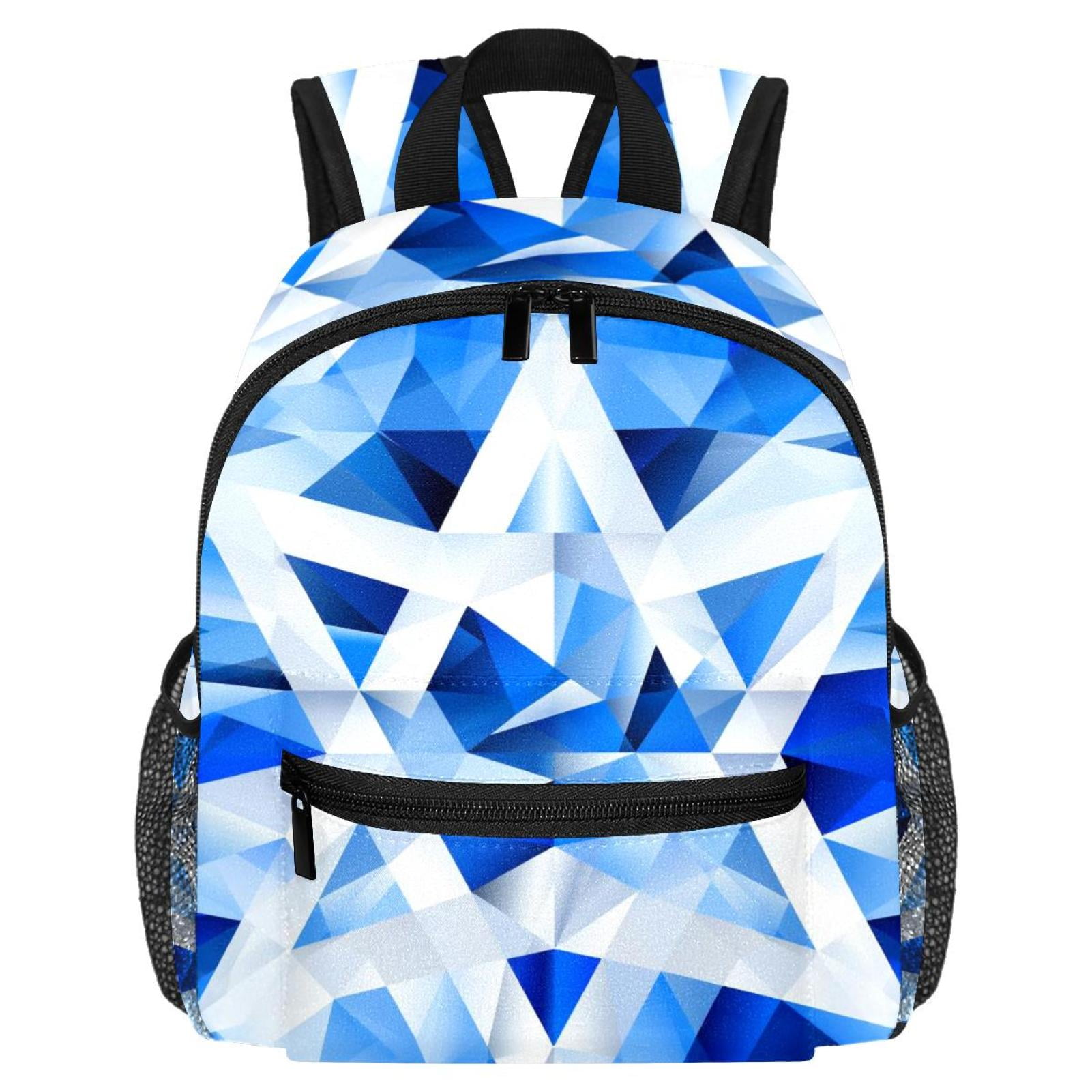 Flag of Israel Cute Adjustable Shoulder Strap Backpack with Large ...