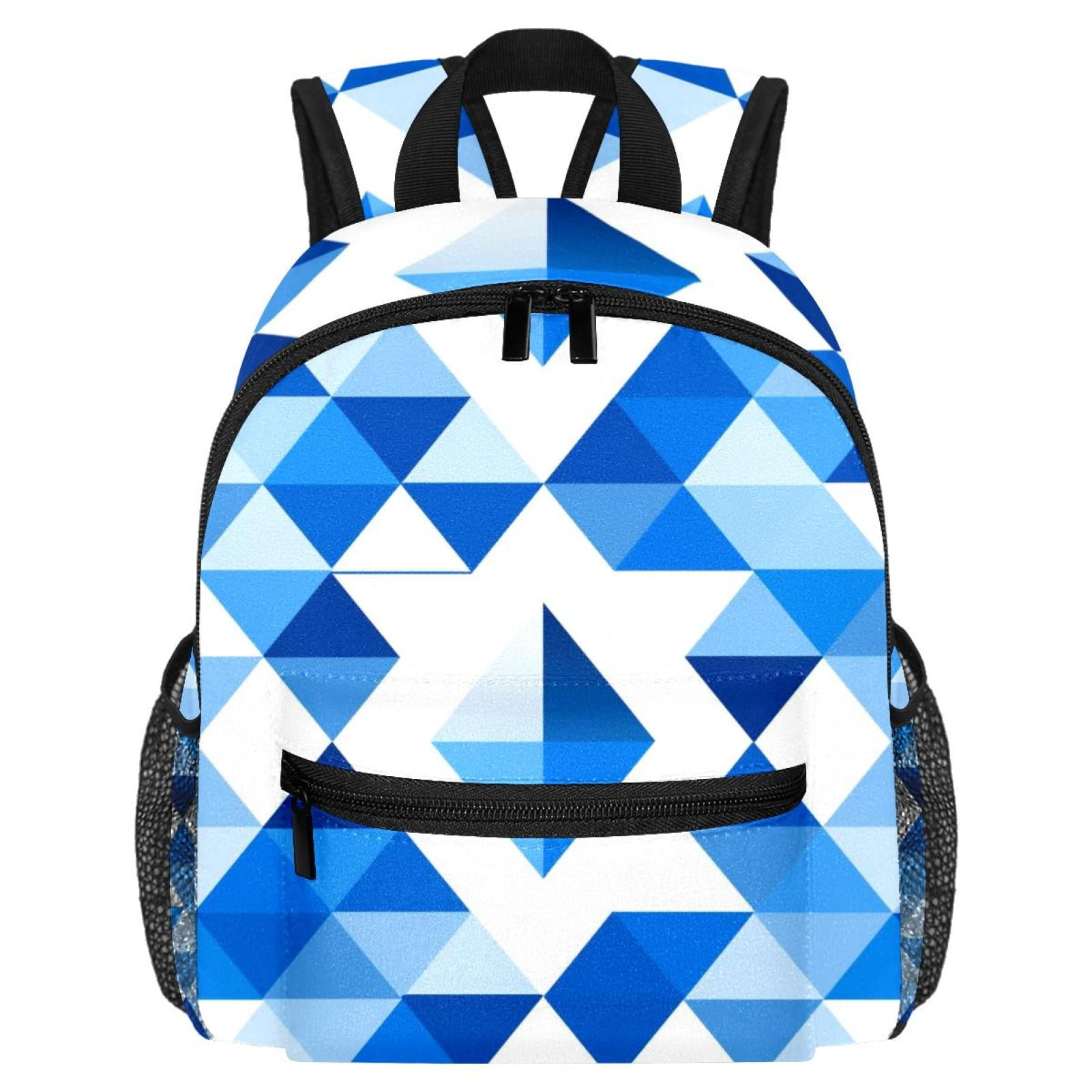 Flag of Israel Cute Adjustable Shoulder Strap Backpack with Large ...