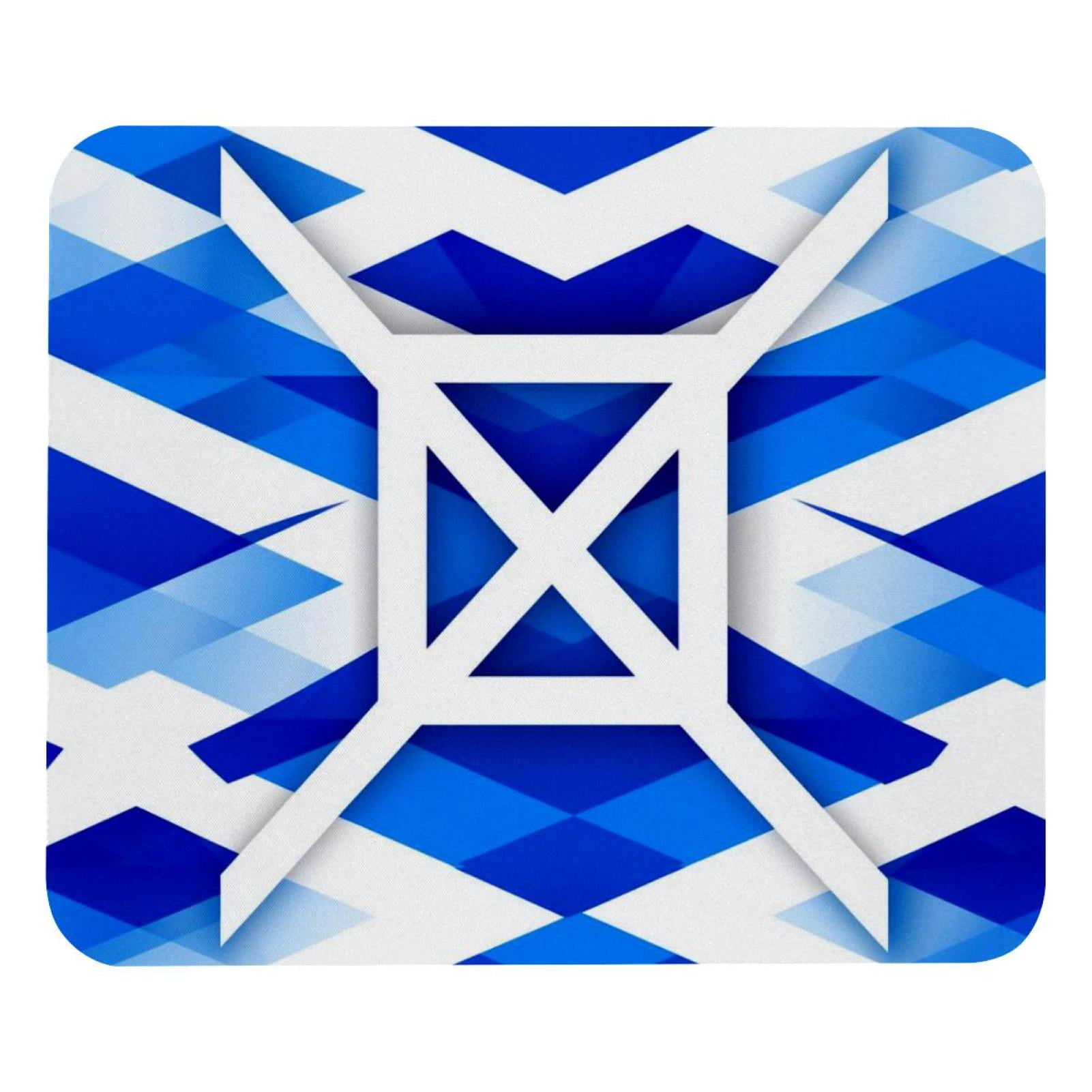 Flag of Israel Desk Pad Mousepad, Square 8.3x9.8 Inch Non-Slip Rubber ...