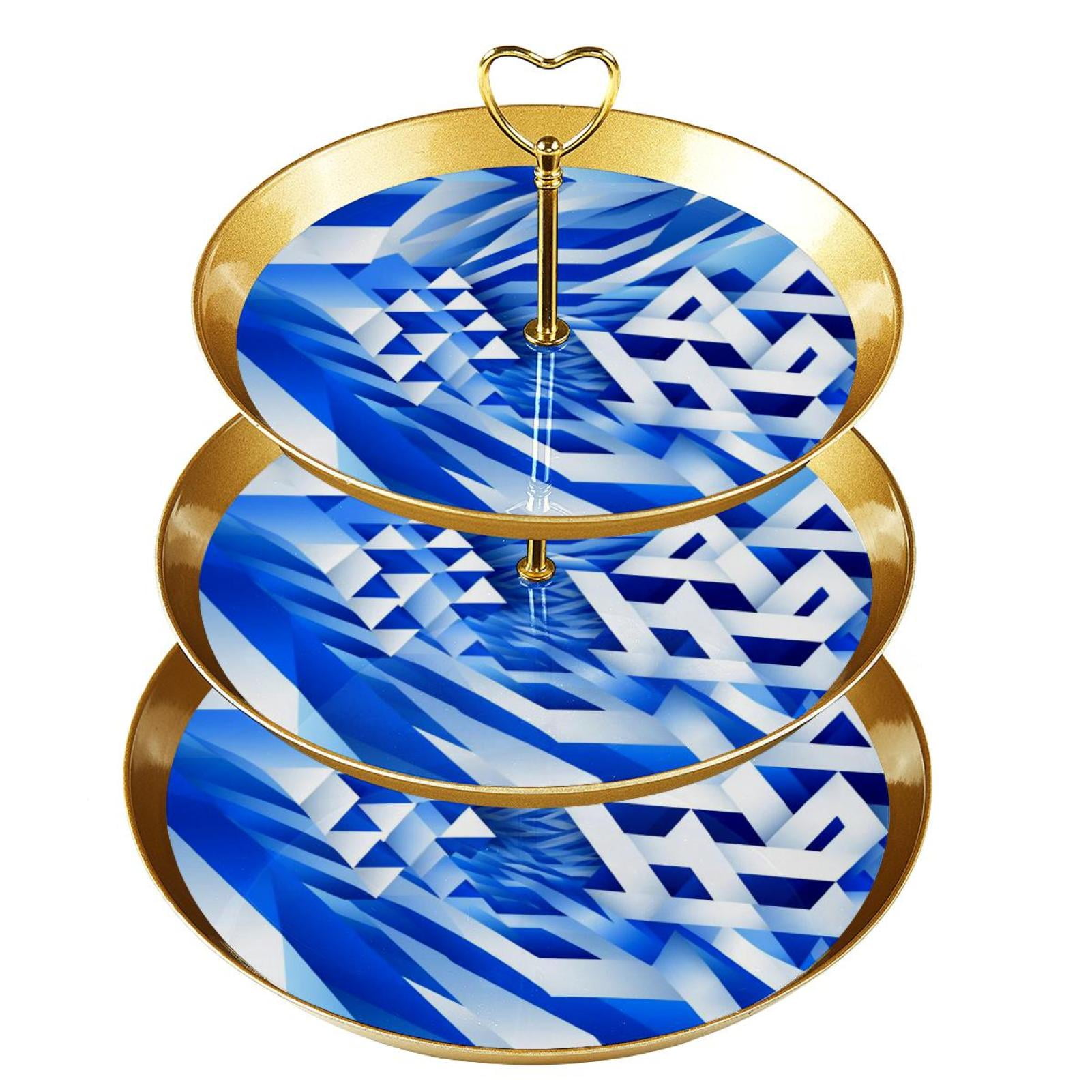 Flag of Israel Elegant Wedding Dessert Table Decor Set with Plastic ...