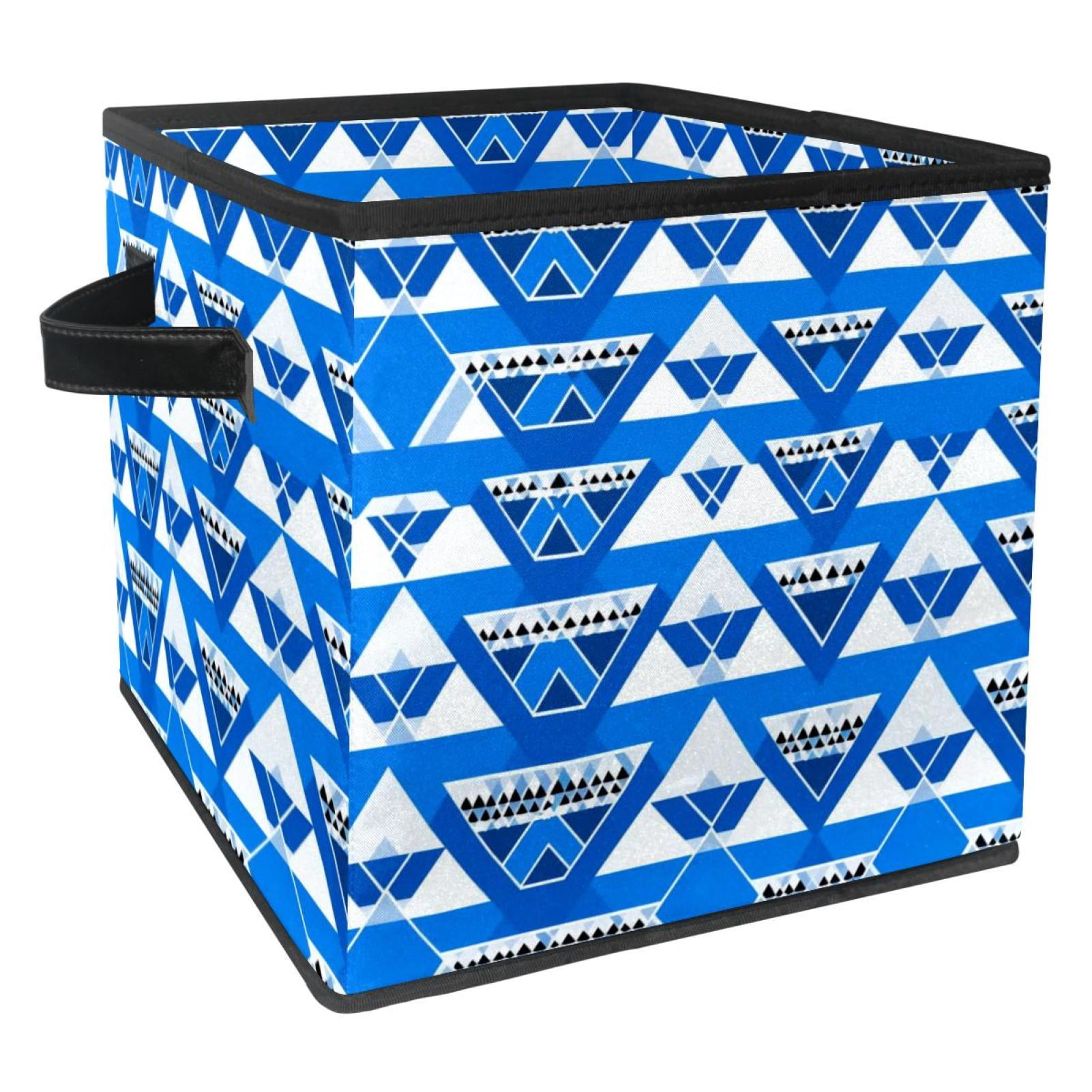 Flag of Israel Foldable Storage Bins with Handle, 10.8"x10.5"x10.6 ...