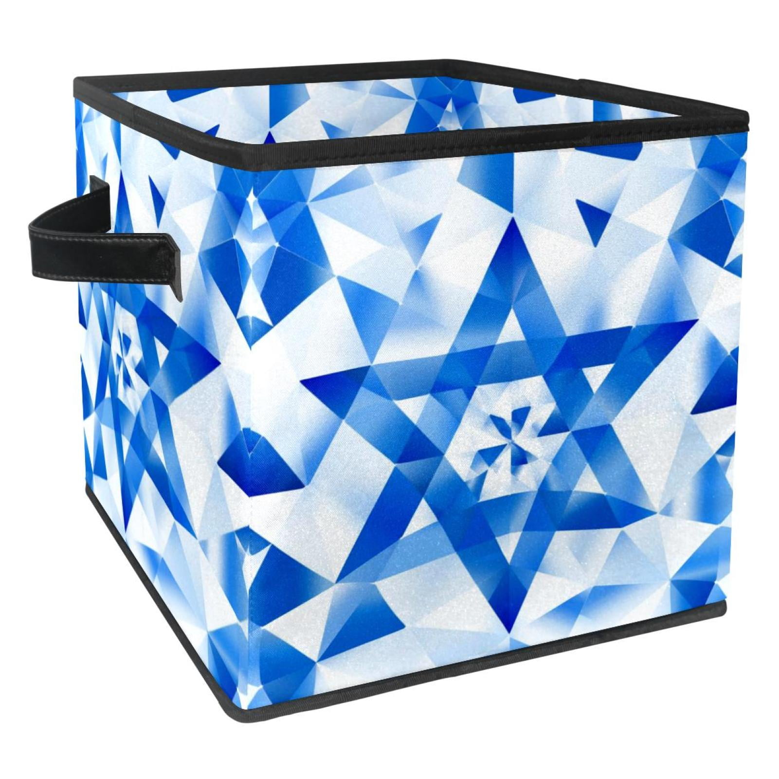 Flag of Israel Foldable Toy Box with Handle, 10.8"x10.5"x10.6", Large ...