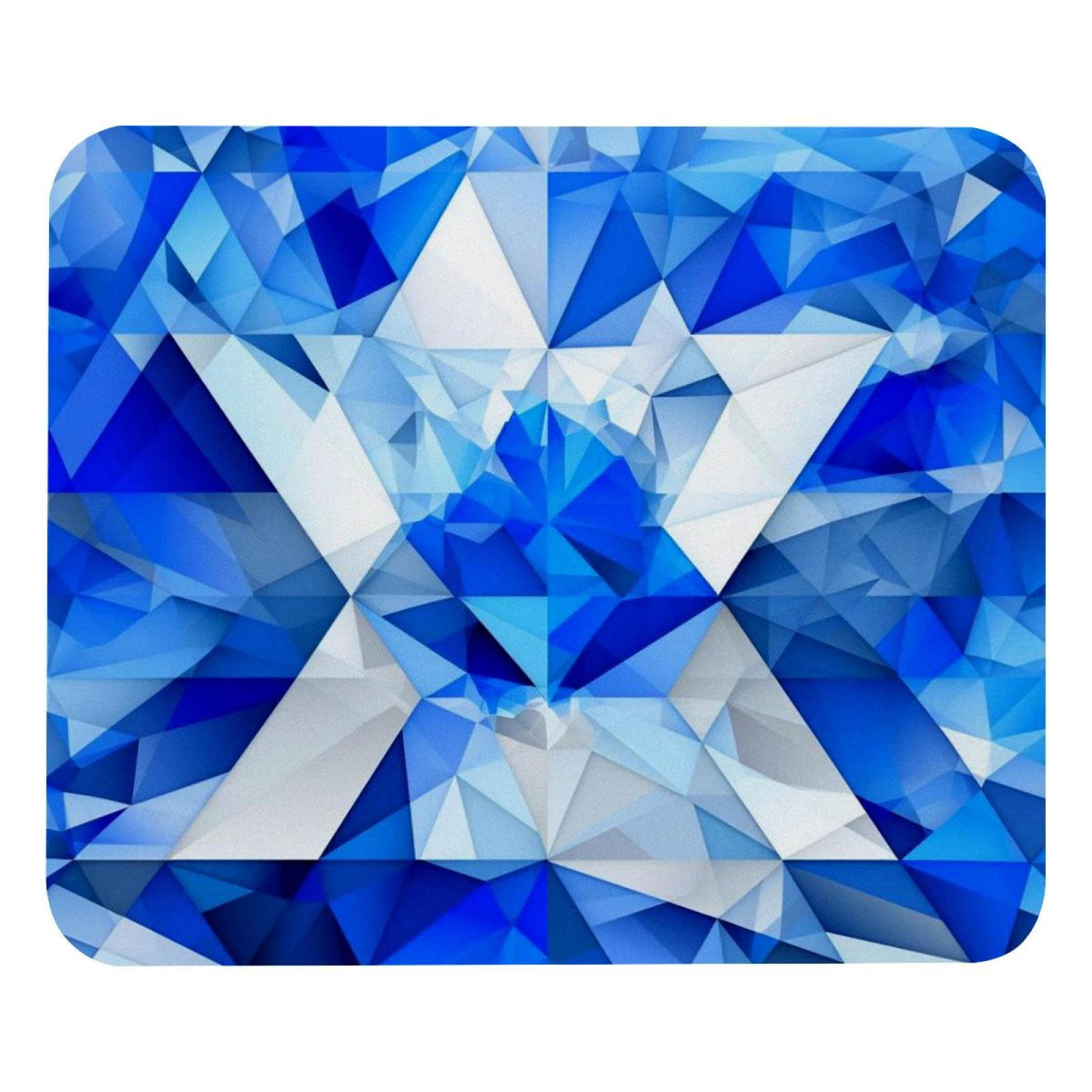 Flag of Israel Gaming Mouse Pad, Desk Mat, Square 8.3x9.8 Inch Non-Slip ...