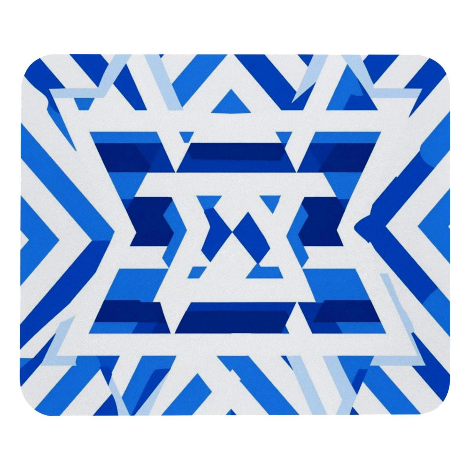 Flag of Israel Gaming Mouse Pad, Desk Mat, Square 8.3x9.8 Inch Non-Slip ...