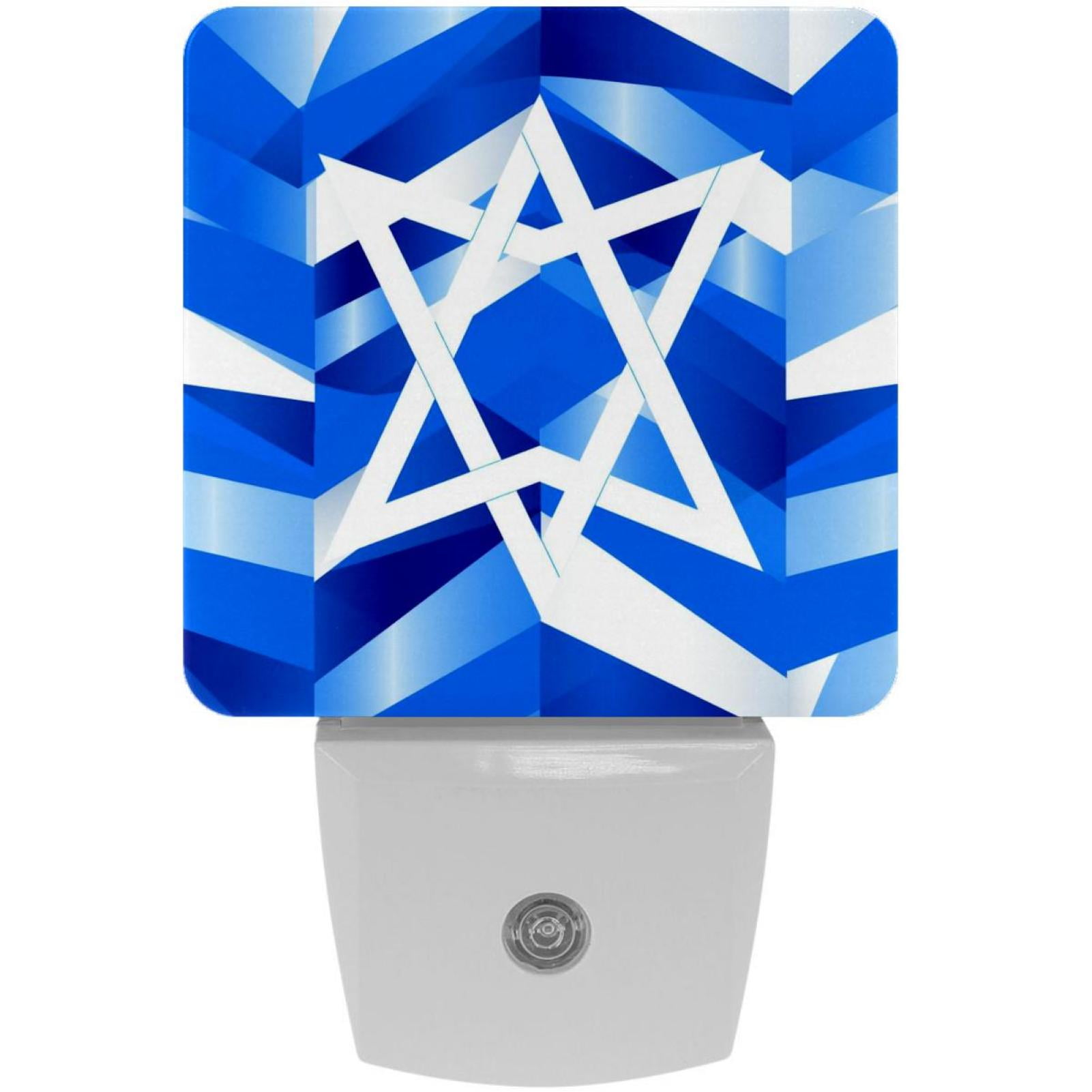 Flag of Israel LED Square Night Lights - Small and Bright Illumination ...