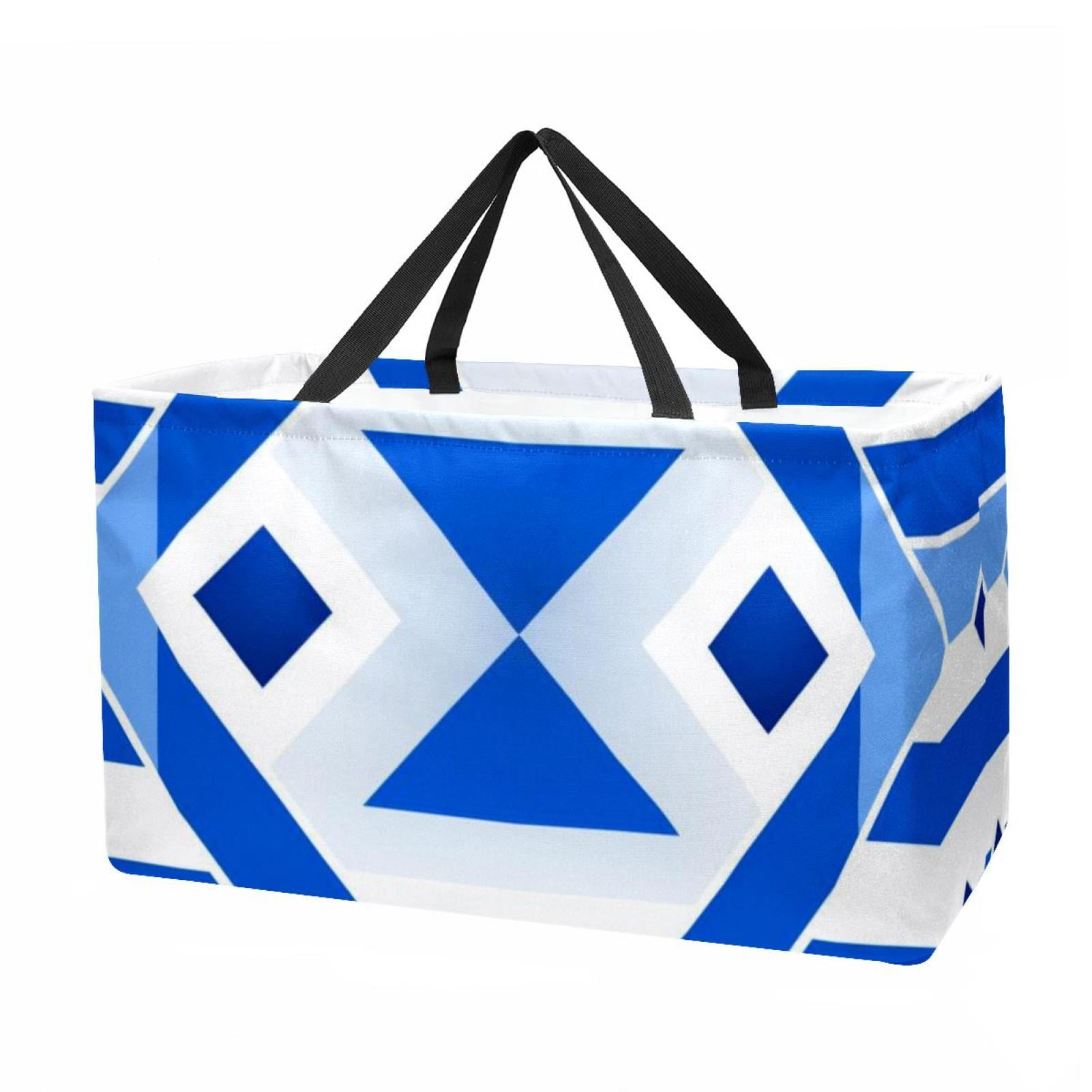 Flag of Israel Large Capacity Reusable Foldable Oxford Cloth Grocery ...