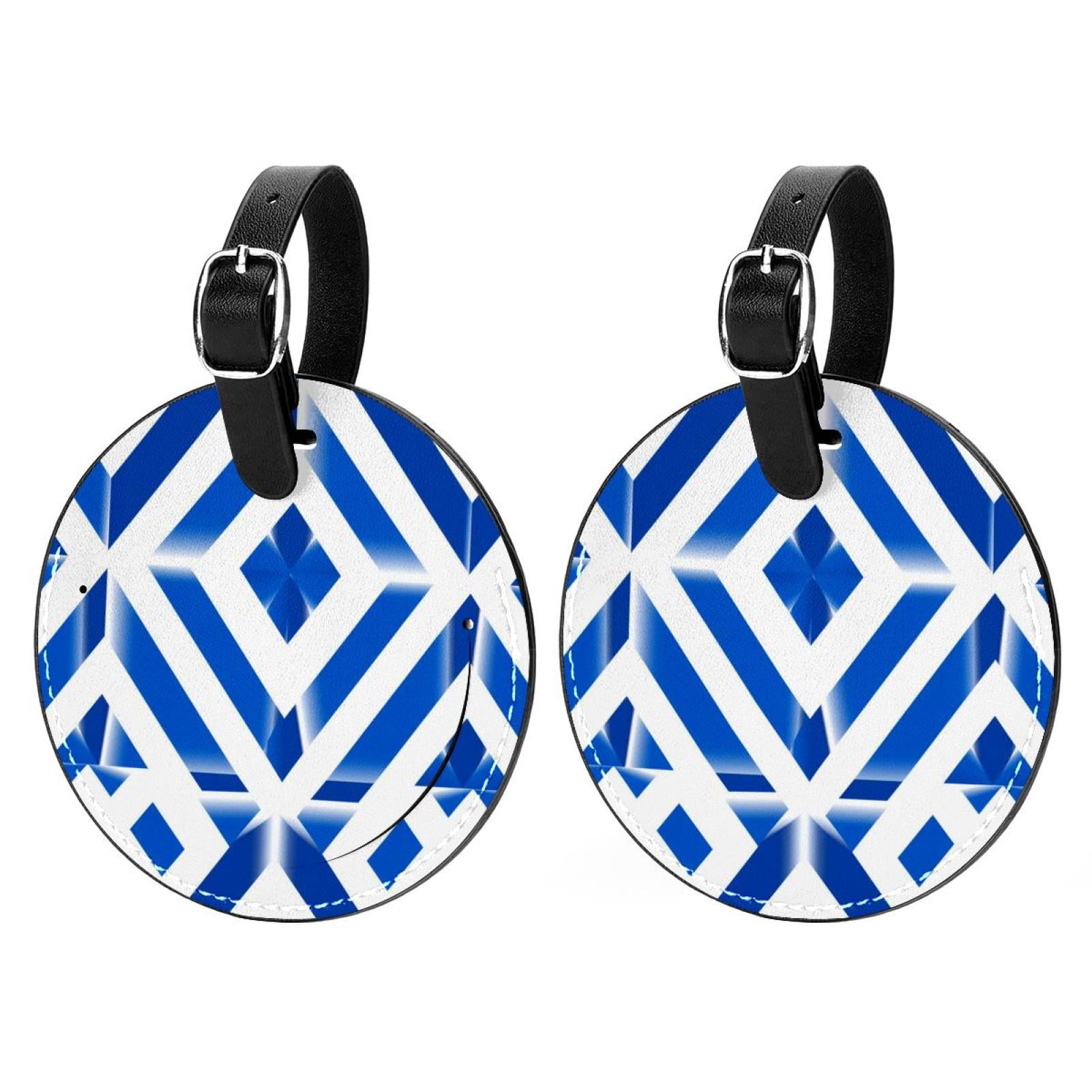 Flag of Israel Li PU Leather Luggage Tags 2 Pack, Personalized DIY ...