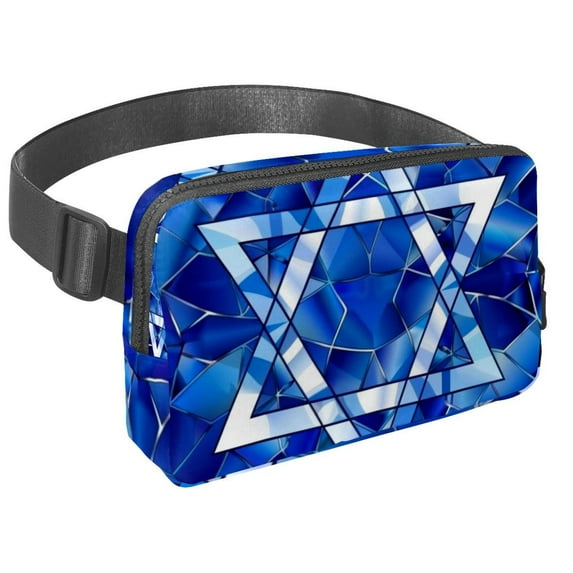 Flag of Israel Lightweight Adjustable Cross Body Bag with Extension ...