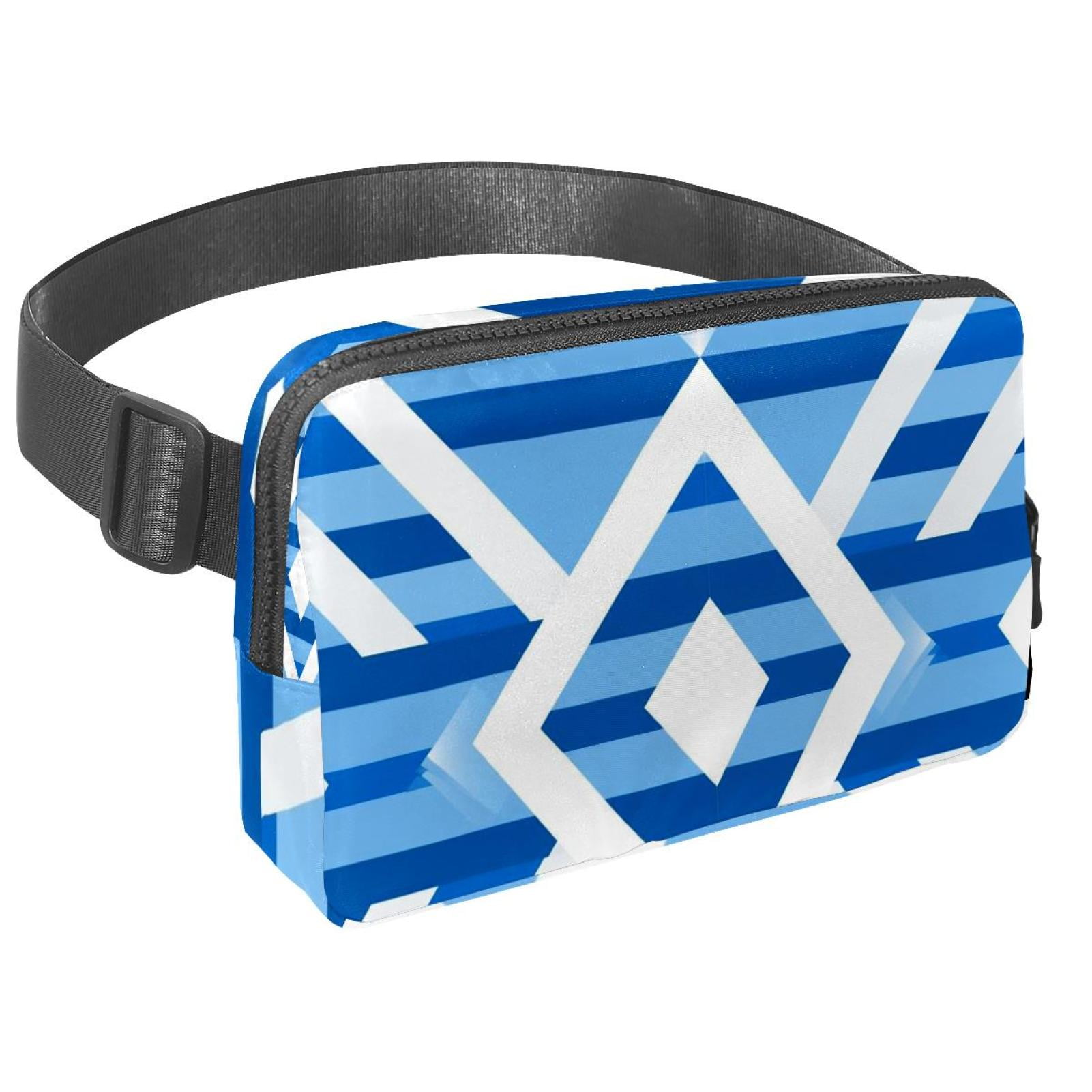 Flag of Israel Lightweight, Adjustable Money Belt Fanny Bag Crossbody ...