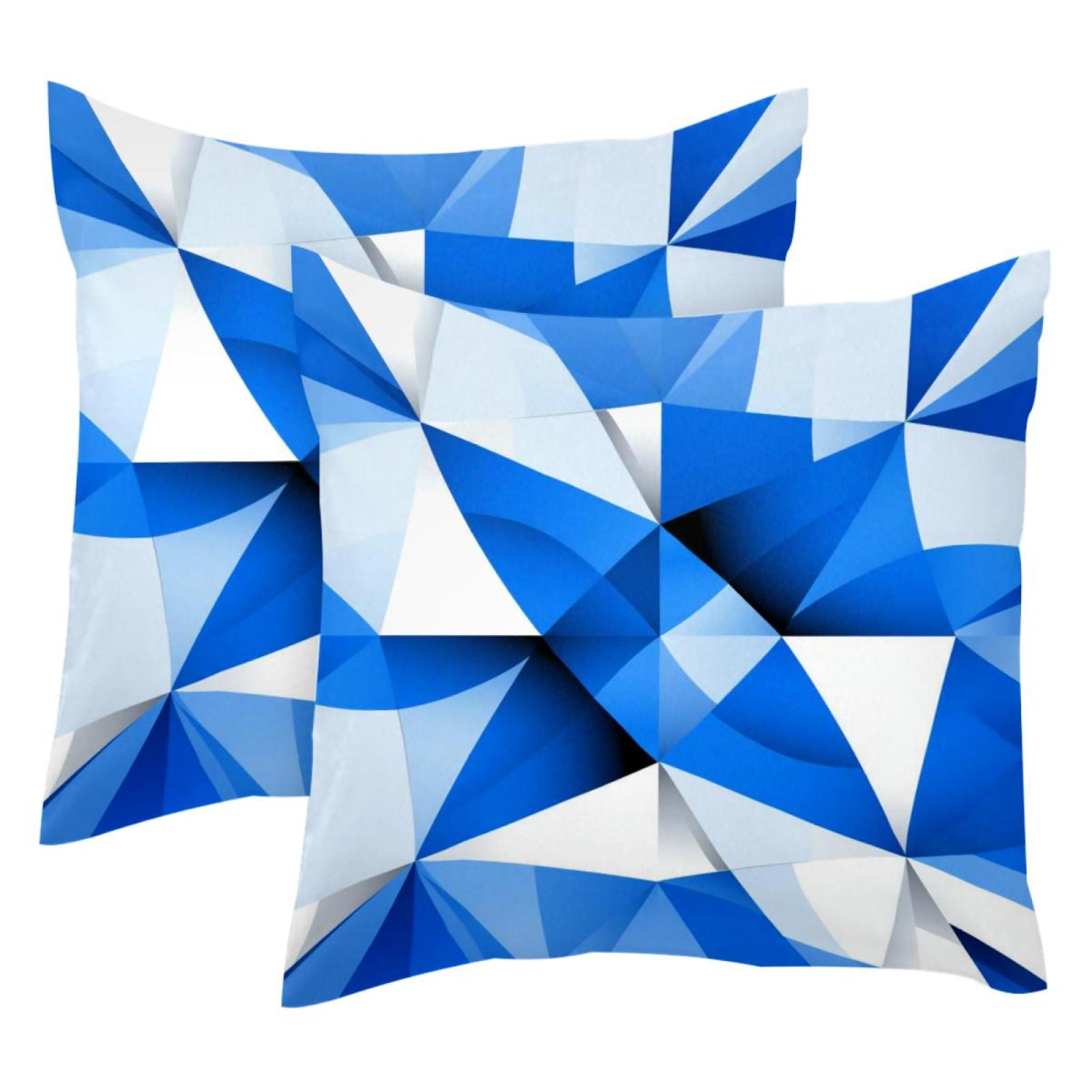 Flag of Israel Pattern 2PCS Printed Square Cushion 18x18 Inch Pillow ...