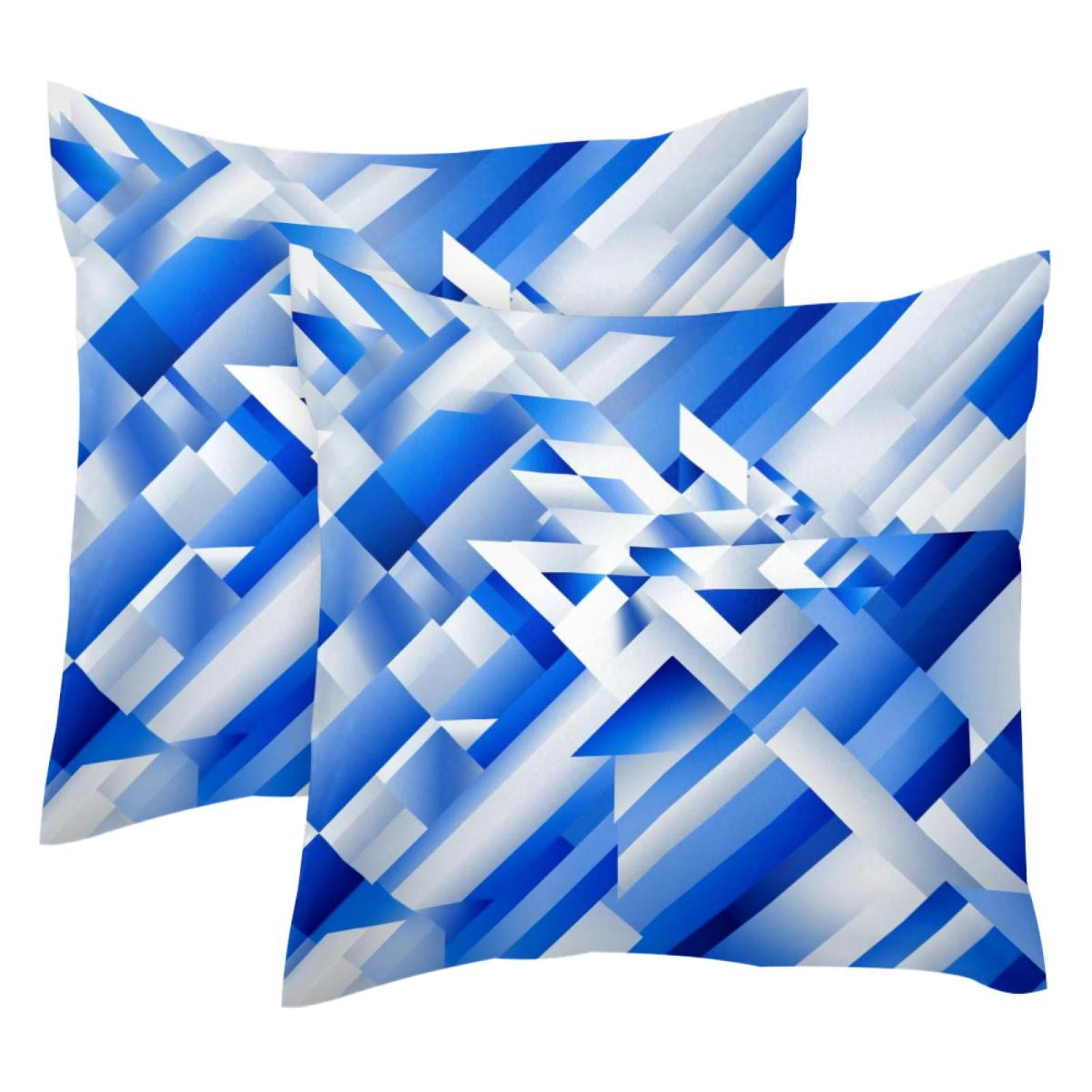 Flag of Israel Pattern 2PCS Printed Square Cushion 20x20 Inch Pillow ...