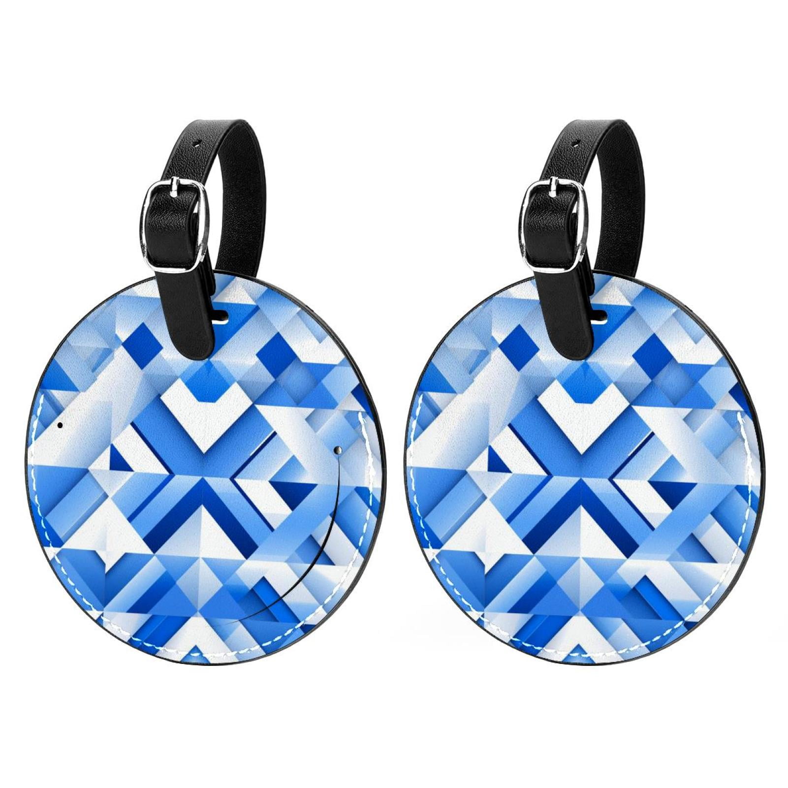 Flag of Israel Personalized Travel Tags - PU Leather Luggage Tags 2 ...