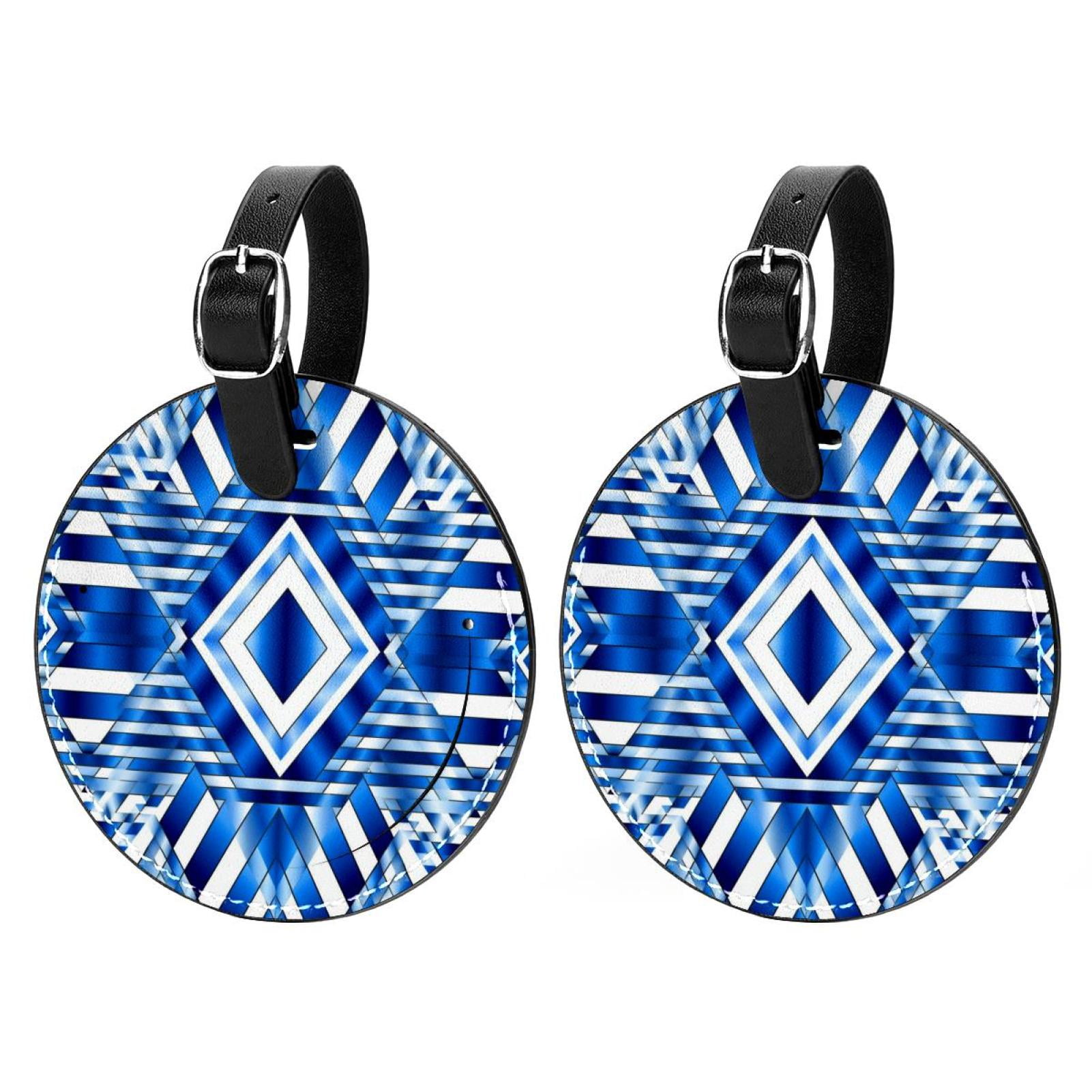 Flag of Israel Premium PU Leather Suitcase Tags, Travel Tag Set for ...