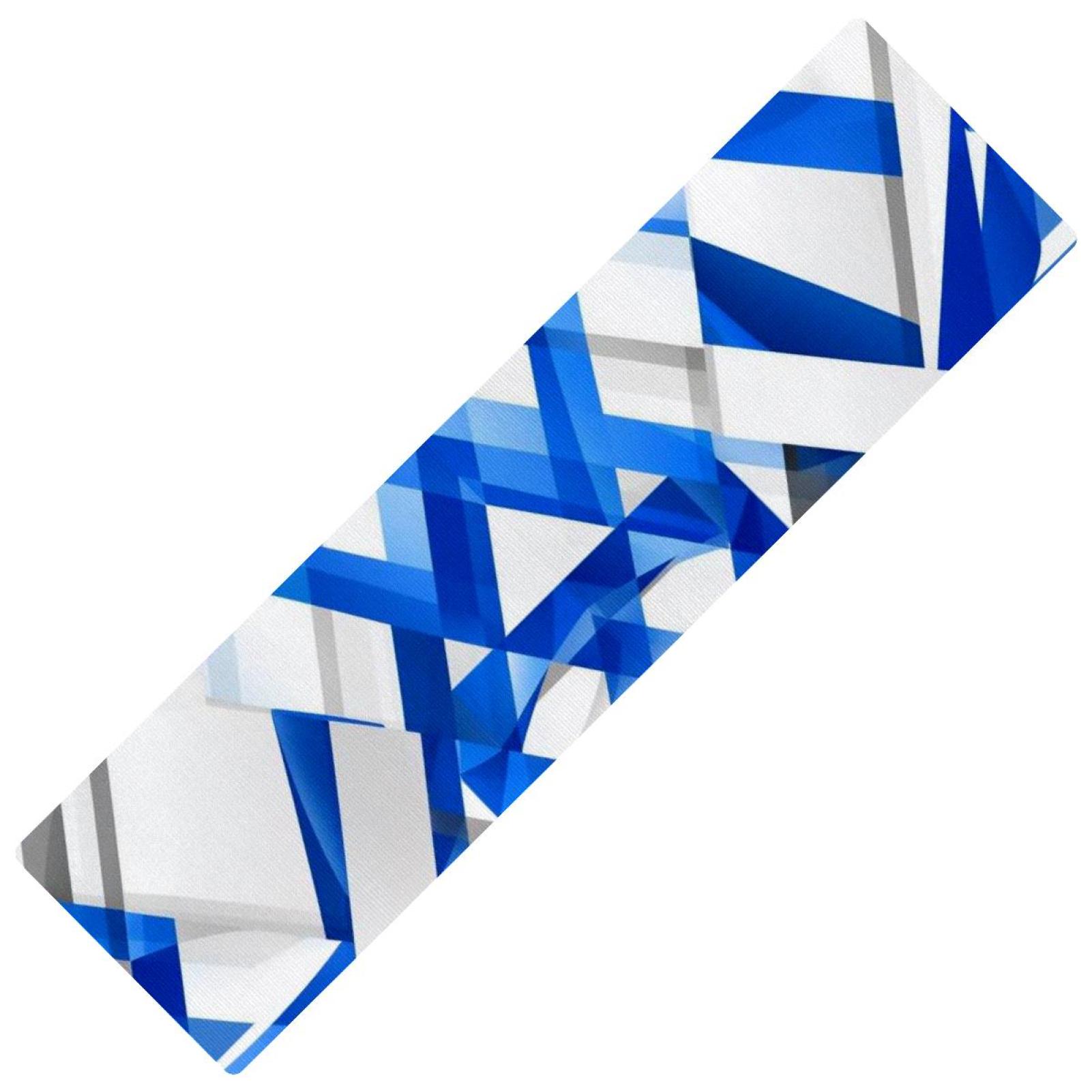 Flag of Israel Rubber Mat Kitchen Rug: Rectangular 15.7"x59" Washable ...