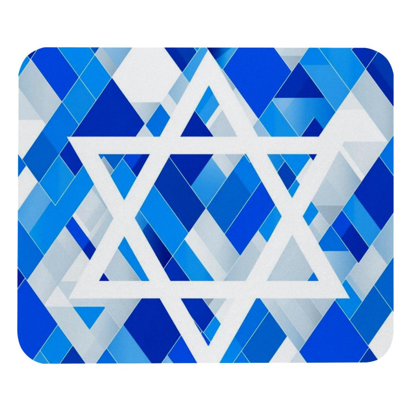 Flag of Israel Square Gaming Mouse Pad Desk Mat, 8.3x9.8 Inch, Non-Slip ...