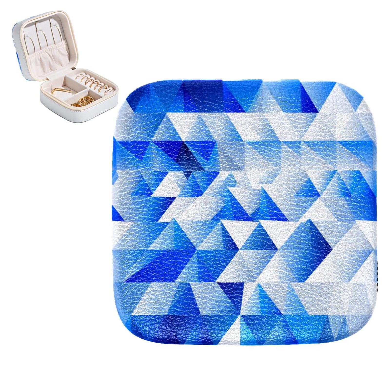 Flag of Israel Square Portable Jewelry Box Organizer for Rings ...