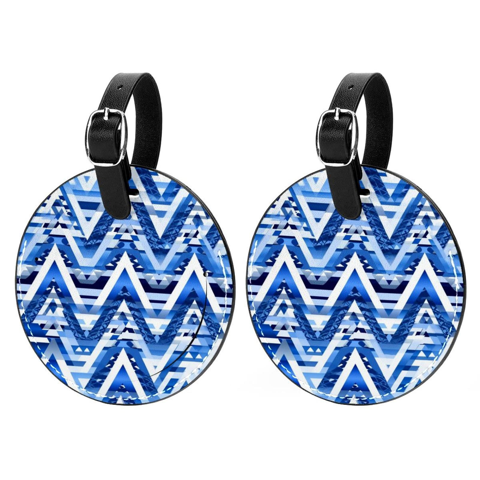 Flag of Israel Stylish PU Leather Luggage Tags - Travel Tags and Bag ...