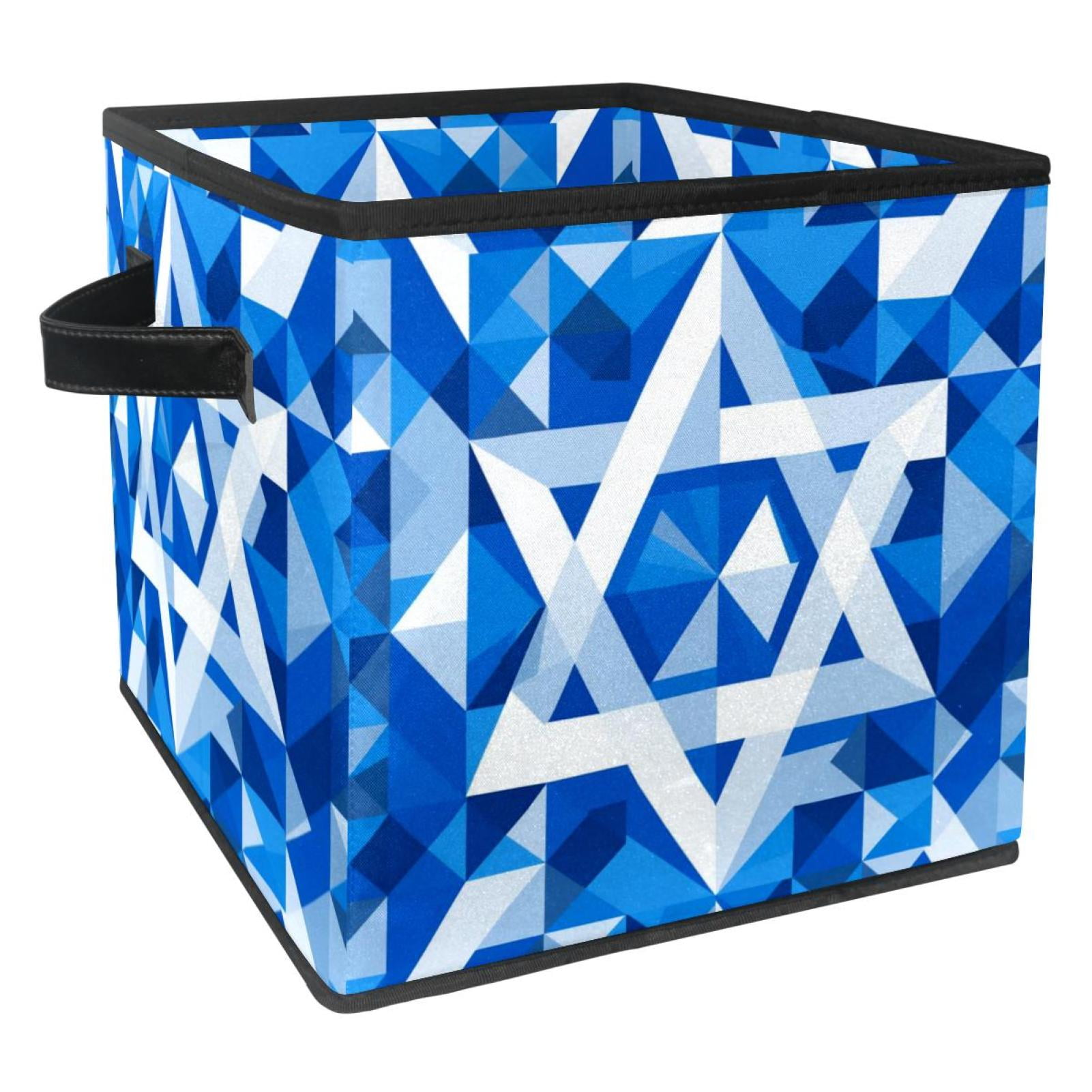 Flag of Israel Toy Storage Box, Foldable with Handle, 10.8"x10.5"x10.6 ...