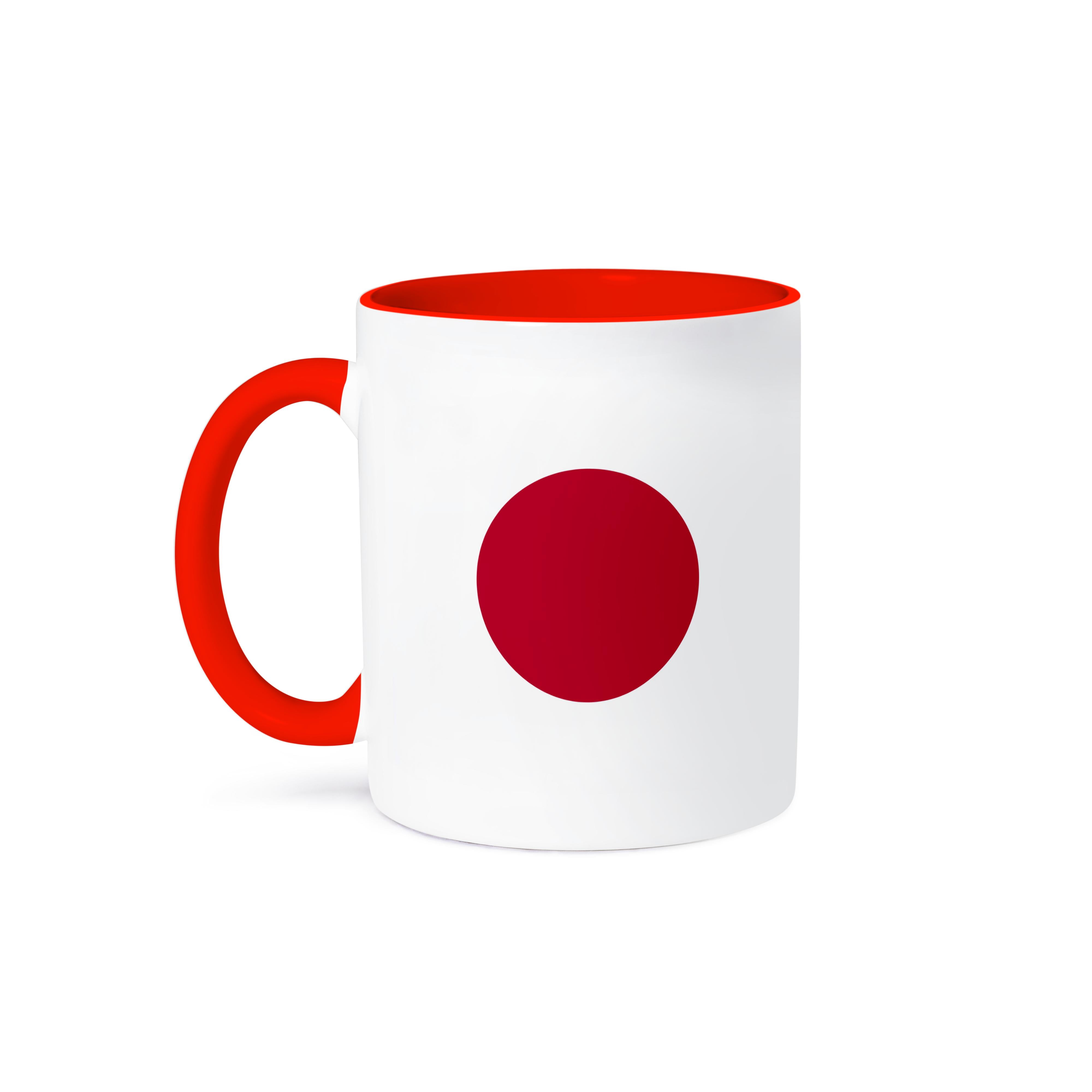 3dRose, Flag of Japan square - Japanese Red sun disc dot circle on ...