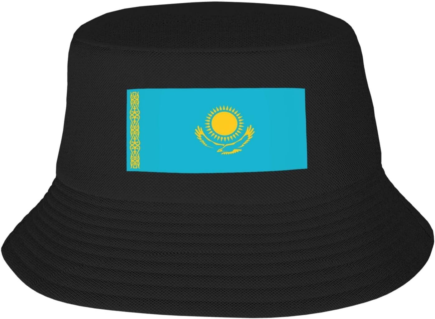 Flag of Kazakhstan Bucket Hat Reflective Foldable Beach Sun Hats ...