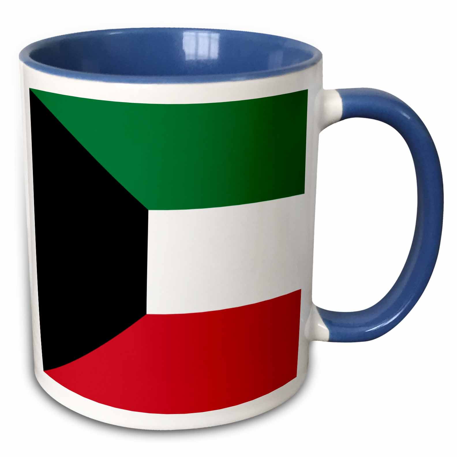 Flag of Kuwait square - black green white red - Alam Baladii Derti ...