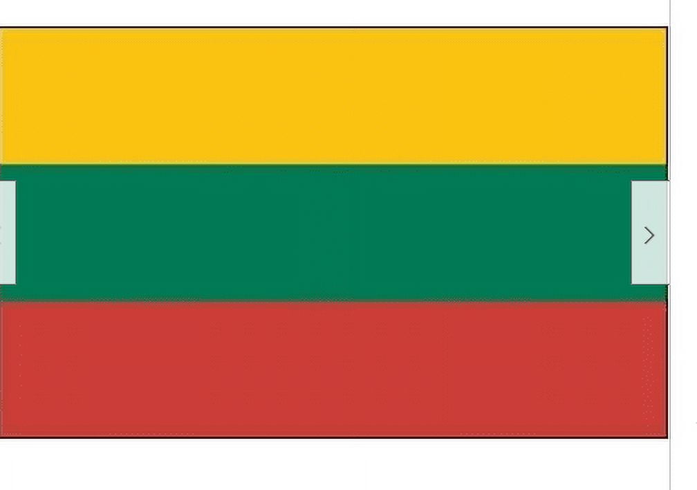 Flag of Lithuania 3x5 ft Lithuanian Country Nation Republic Lietuvos ...