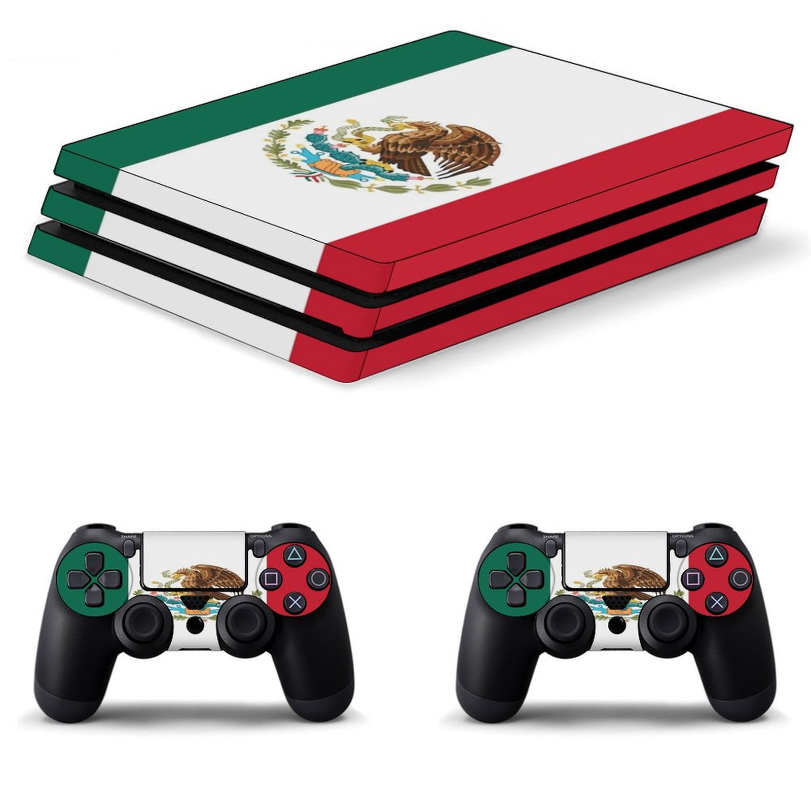 Flag of Mexico PS4/PS4 Pro/PS4 Slim Skin Sticker For Console And ...