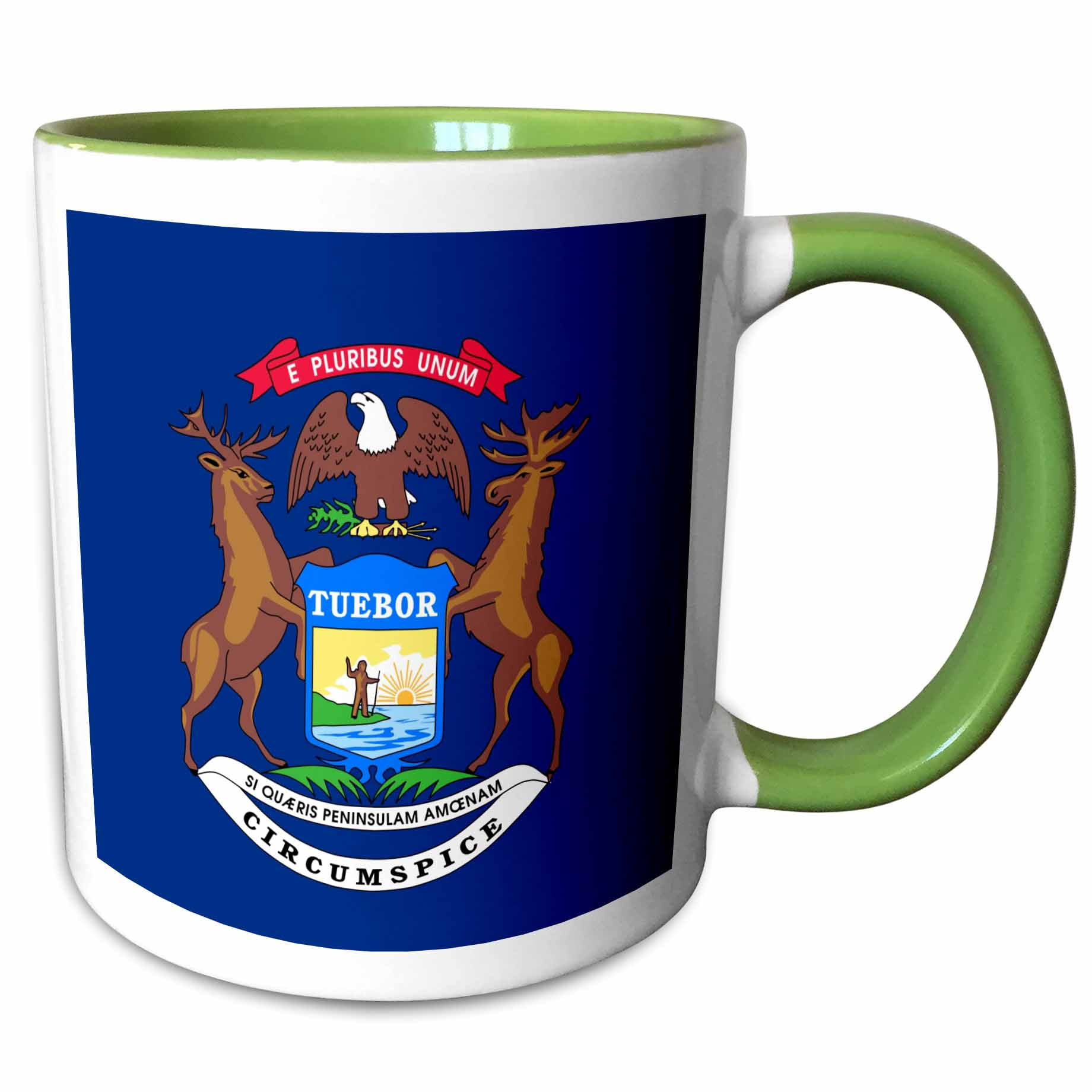 Flag of Michigan US American state United States of America USA - elk ...