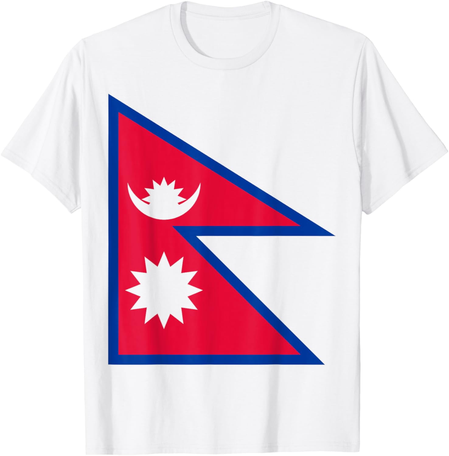 Flag of Nepal, Nepalese Flag T-Shirt - Walmart.com