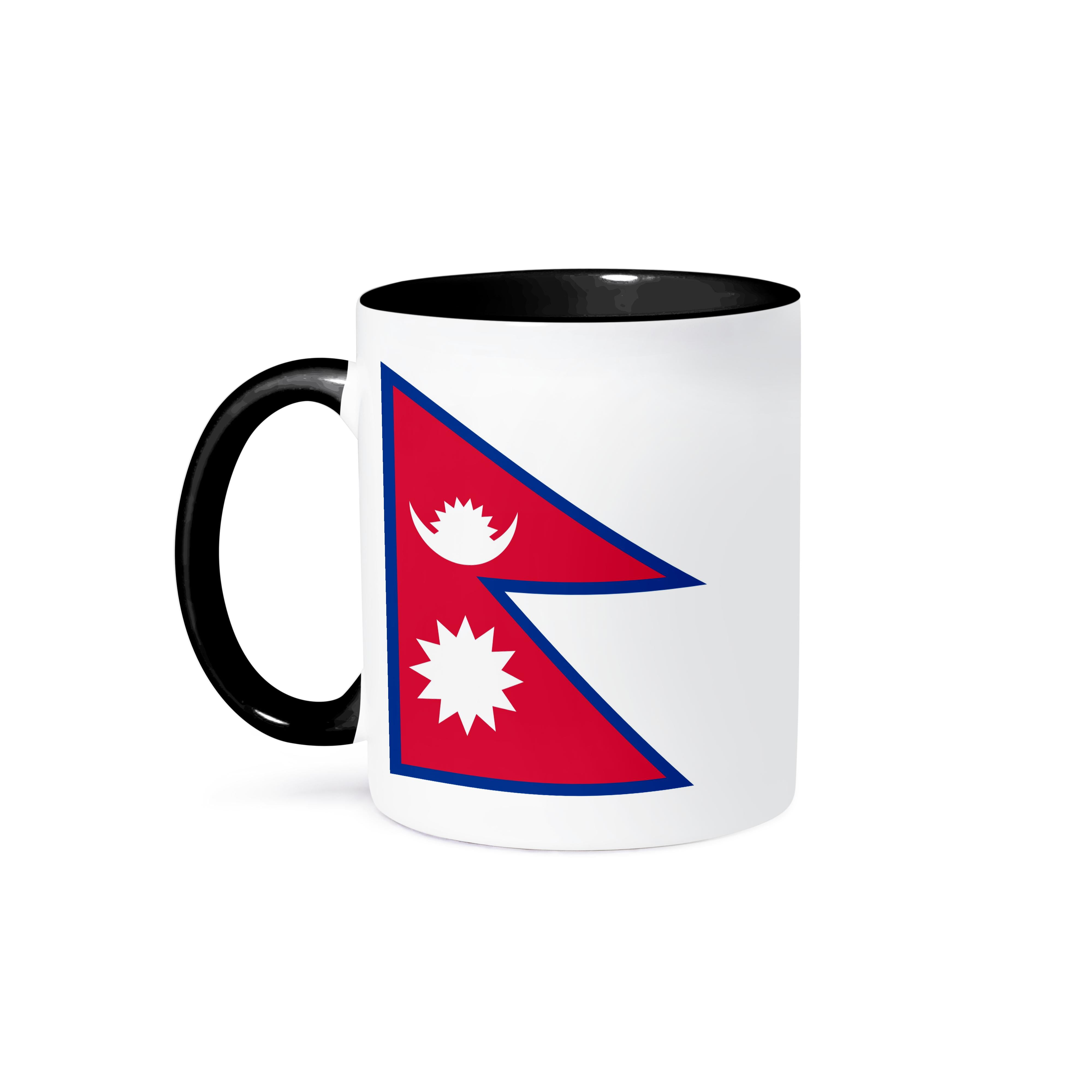3dRose, Flag of Nepal - Nepalese rhododendron red white blue - sun ...